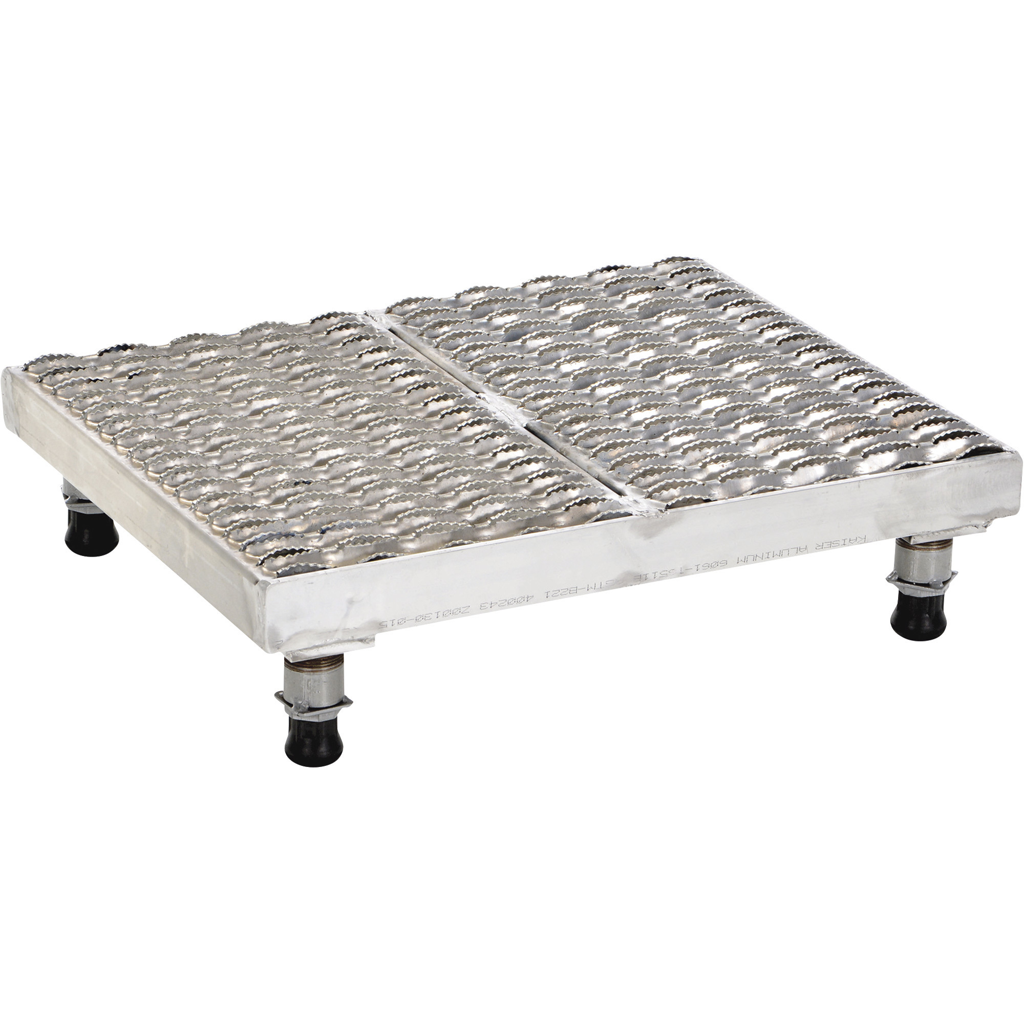 Vestil Adjustable Serrated Work-Mate Stand, 24in.W x 19in.D, Aluminum, Model# AHW-L-1924-A ...