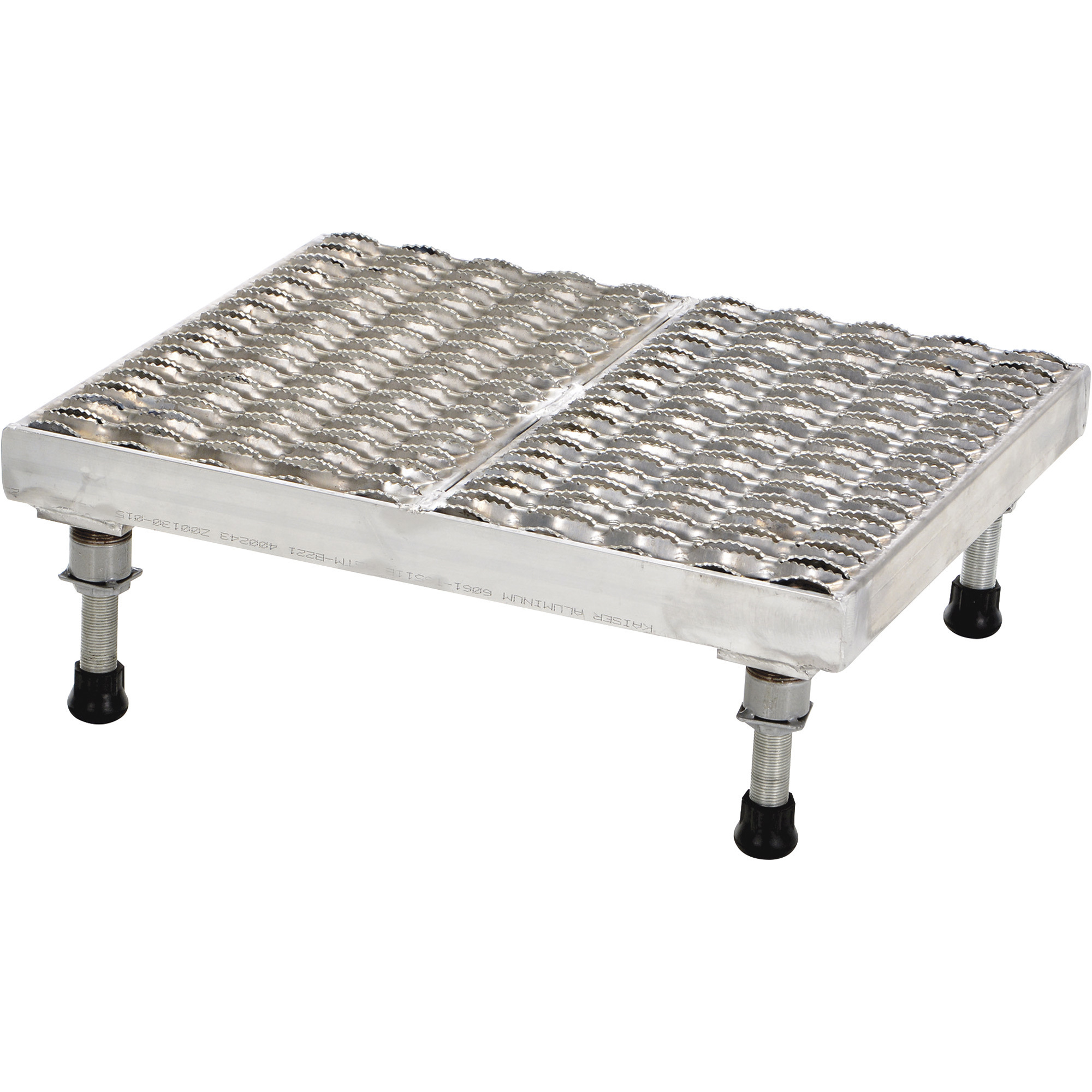 Vestil Adjustable Serrated Work-Mate Stand, 24in.W x 19in.D, Aluminum ...