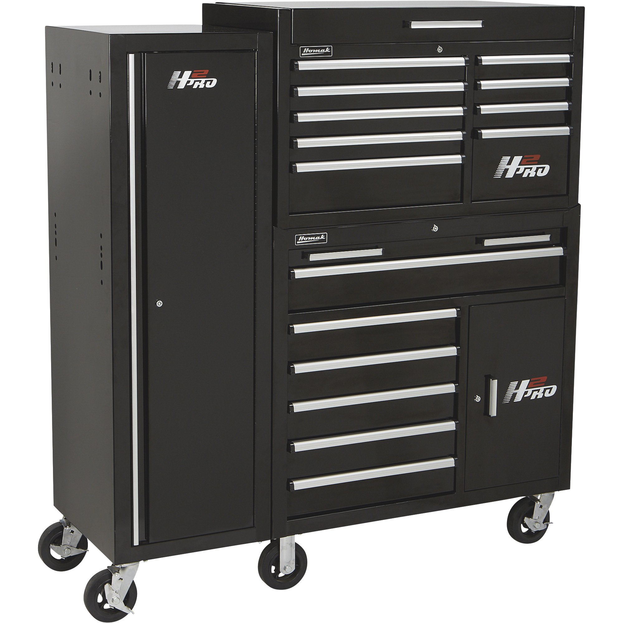Homak H2Pro Full Length Side Locker — 22 1/4in.W x 19in.D x 65 3/8in.H ...