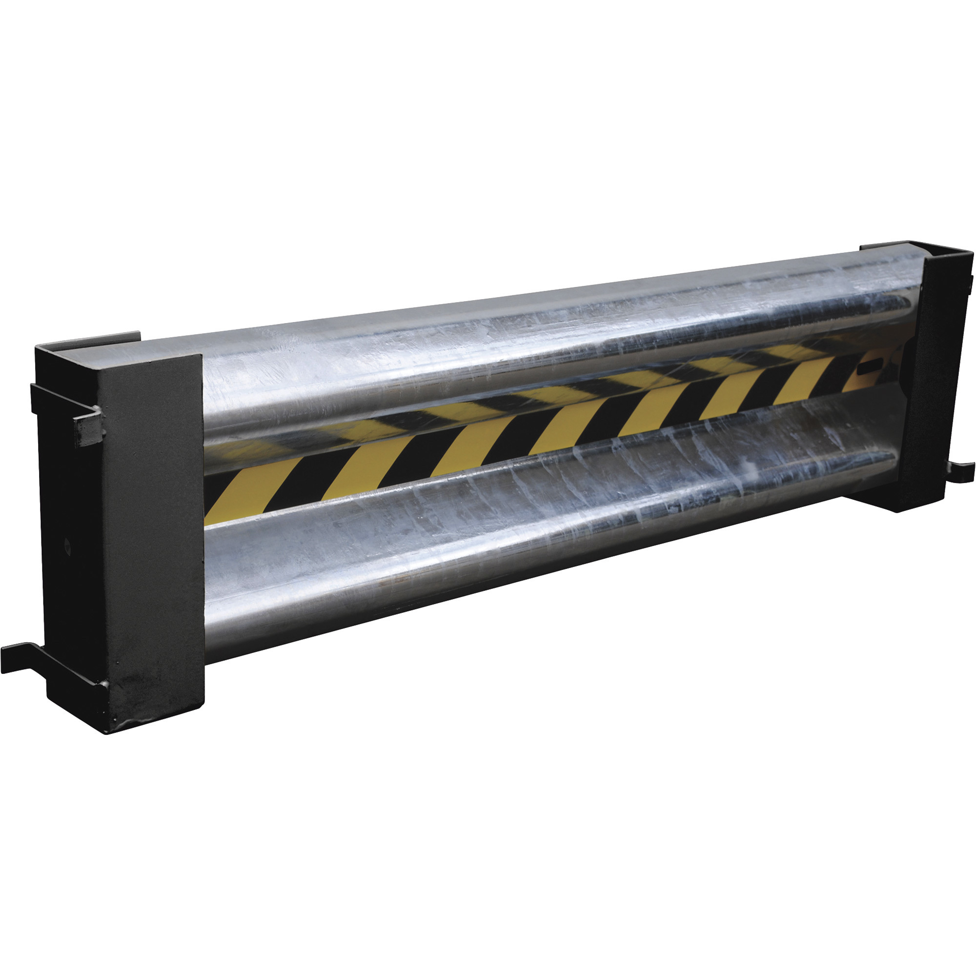 Vestil Galvanized Guardrail with Drop-In Brackets, 4 15/64ft.W x 1 13 ...