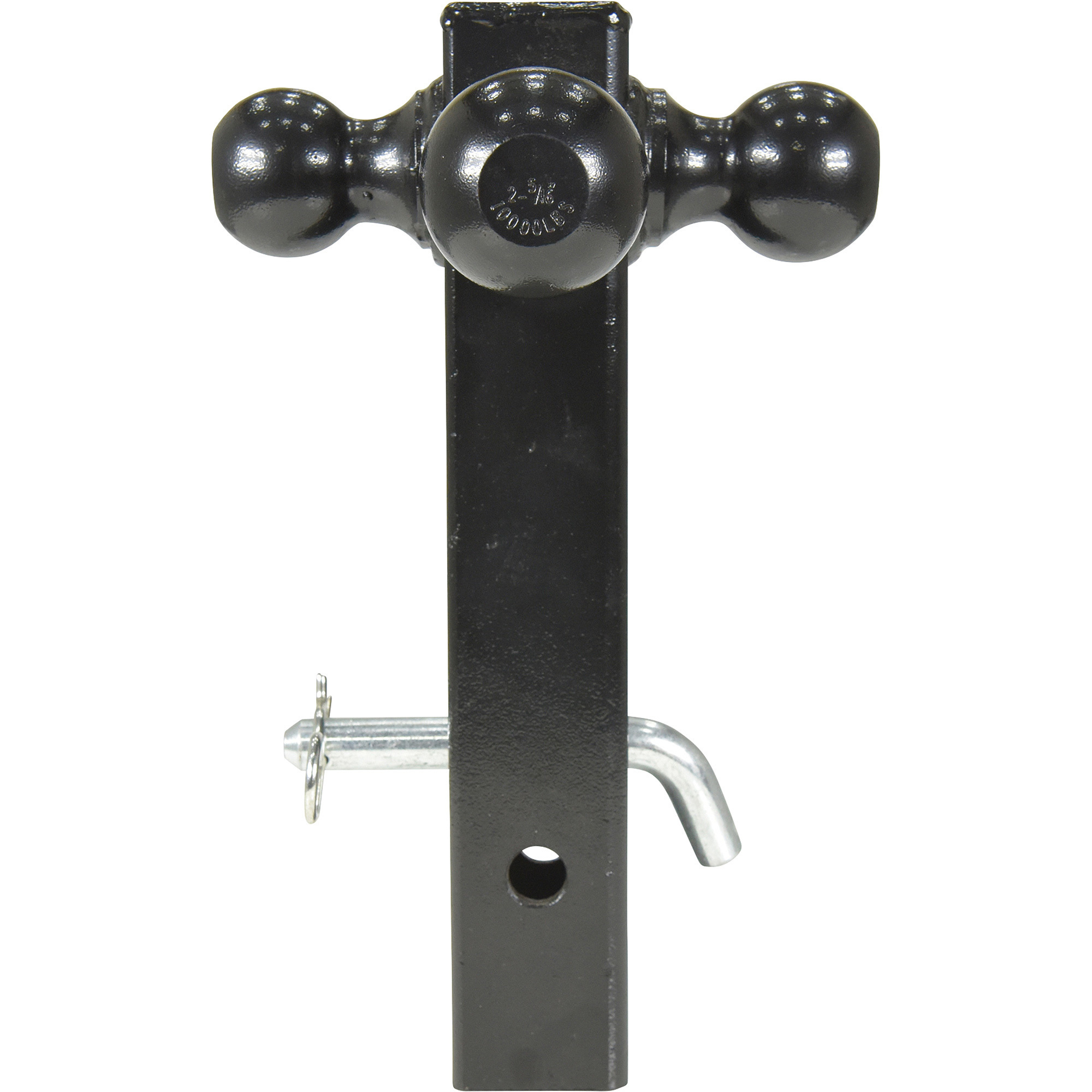 Vestil, Steel Three Ball Tow Hitch 7,500 Lb. Capacity Black, Model ...