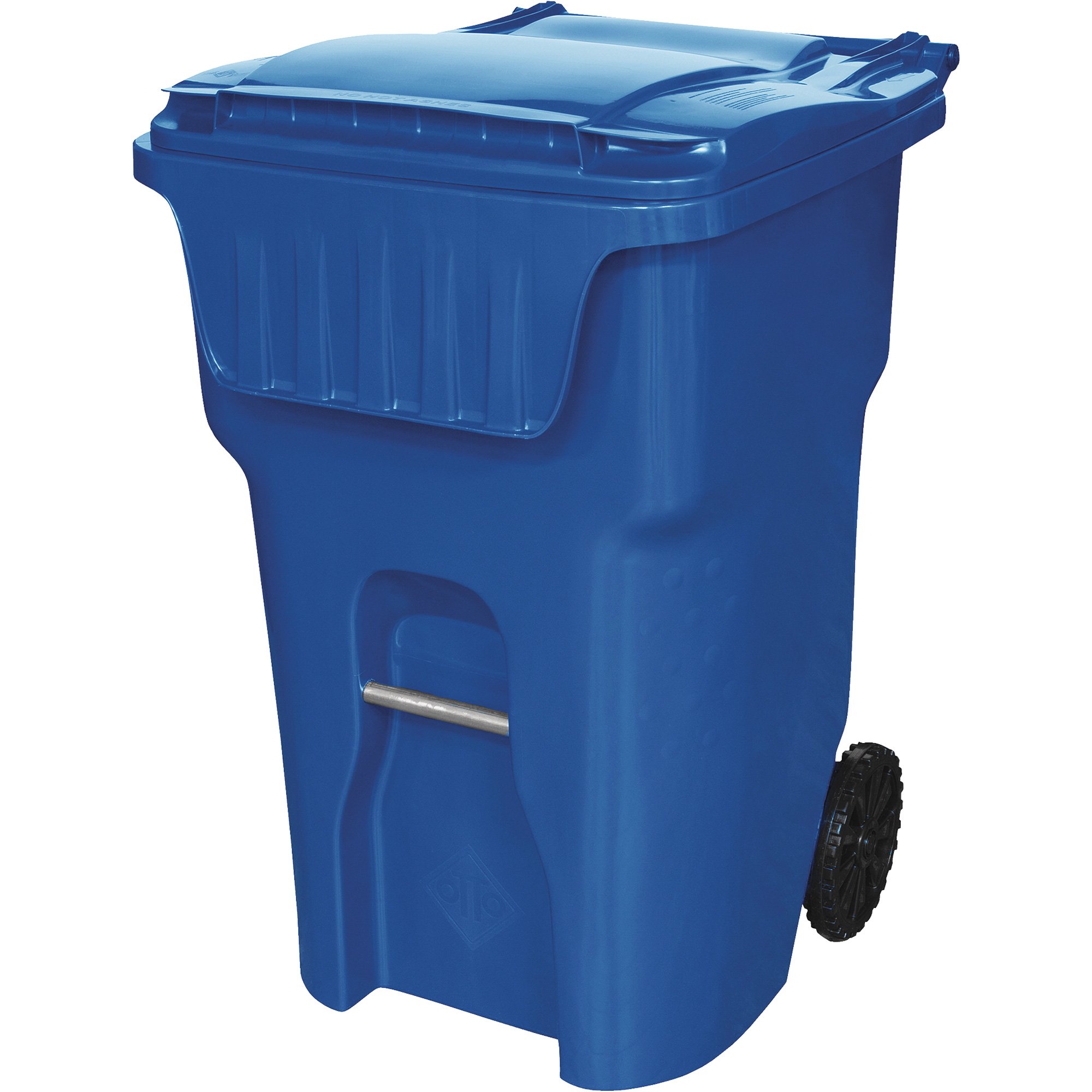 Vestil Poly Trash Tote — 95-Gal., Blue, Model# 95-GLT-BLUE | Northern Tool