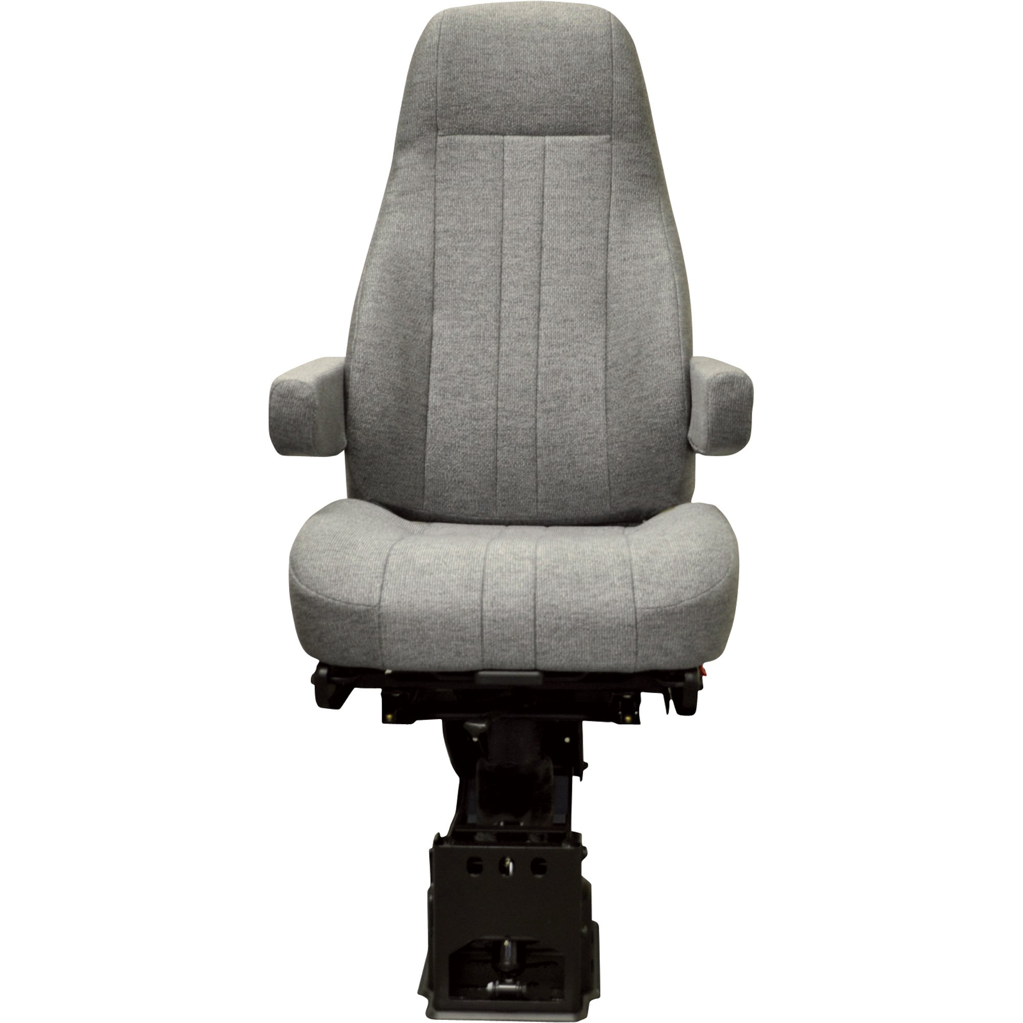 National Seating Cloth Captain Heavy Truck Seats — 15in. Armrests, Gray, Model# 50764.361 ...