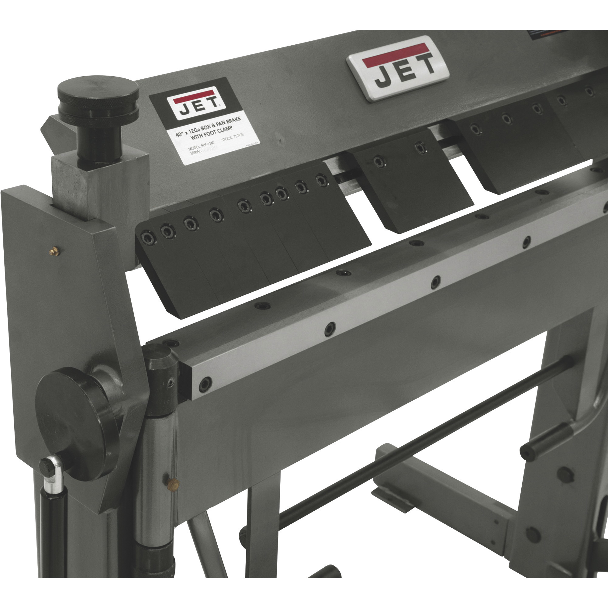 JET Box and Pan Brake with Foot Clamp, 40in., Model# BPF-1240 ...