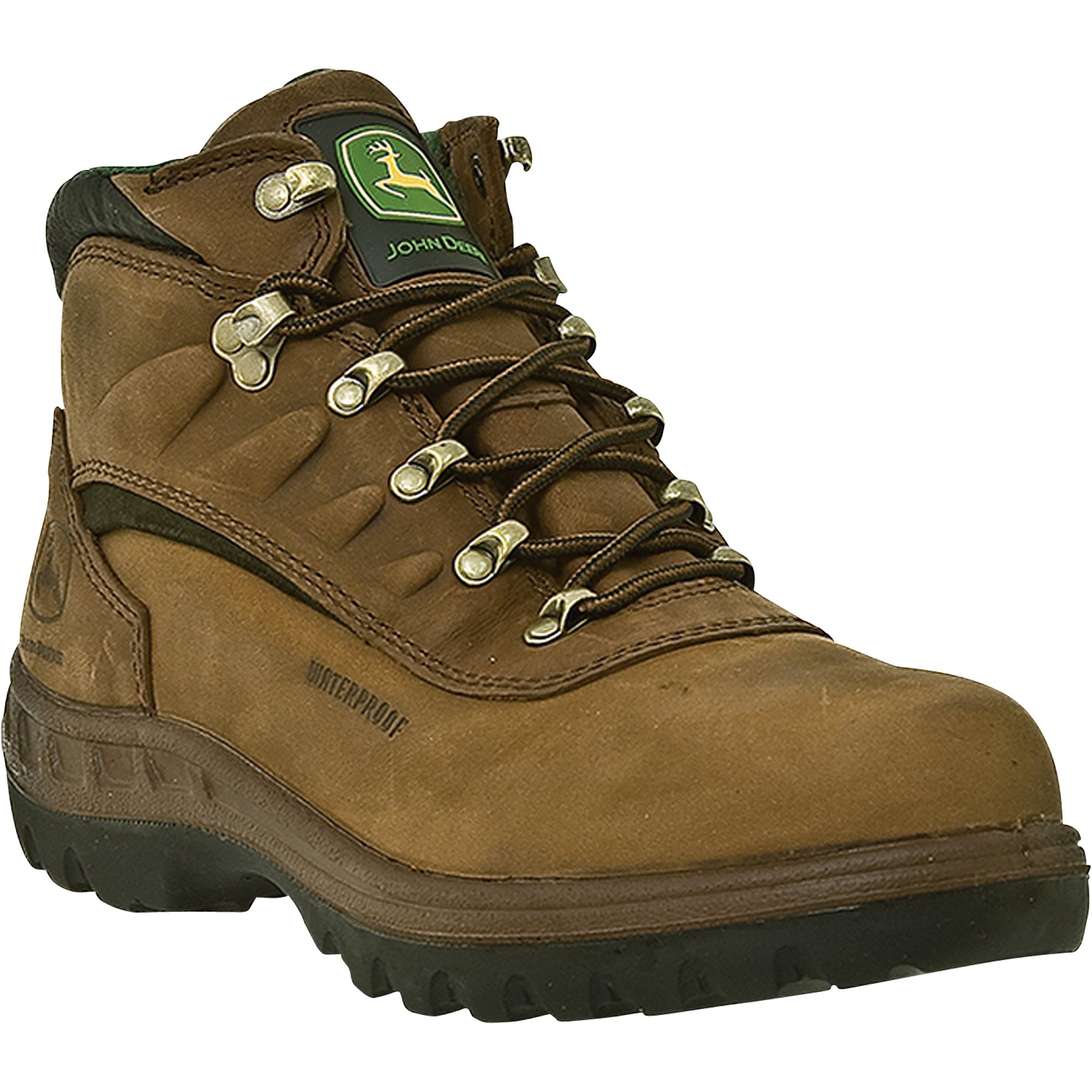 John Deere Men's 5in. WCT Waterproof Hiker Boot - Tan, Size 7, Model ...