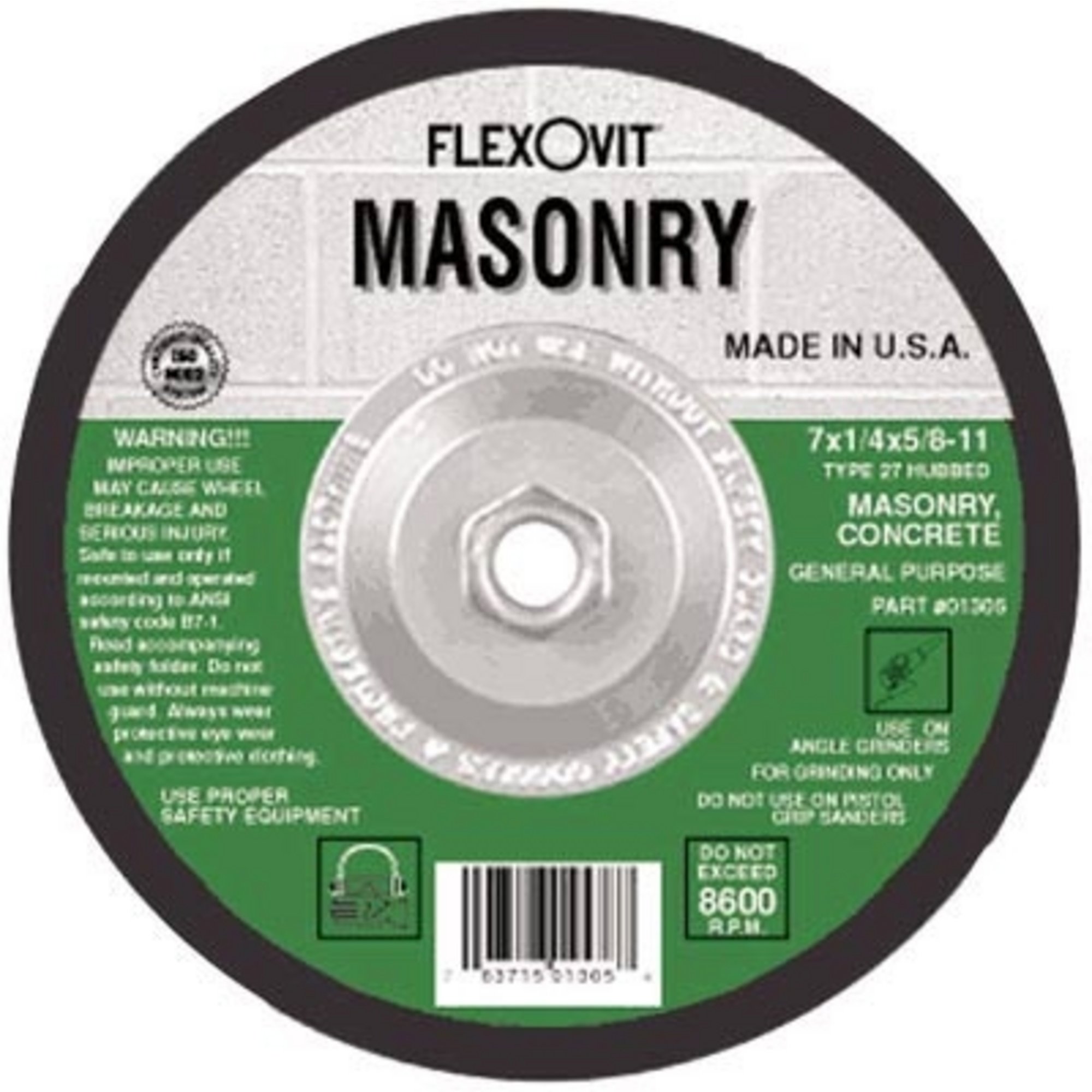 Flexovit Masonry Wheel — 7in. Dia. | Northern Tool