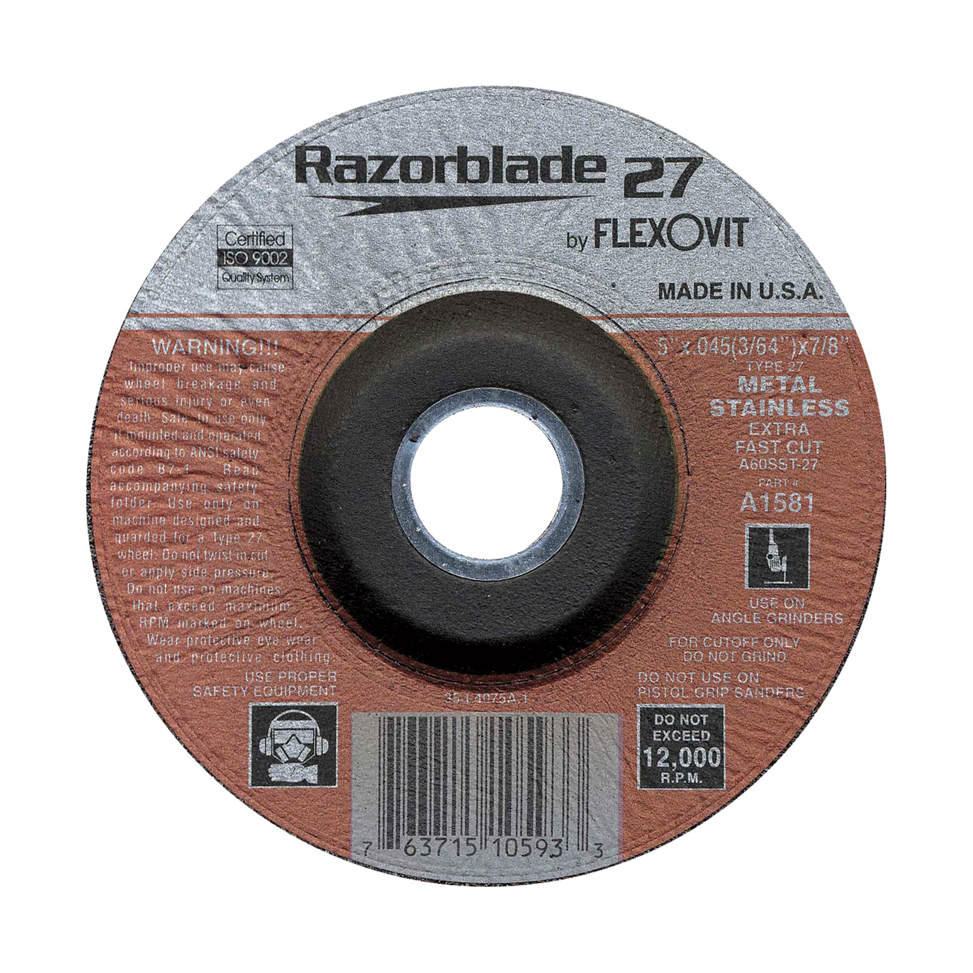 Flexovit Cutoff Wheel — 5in. Dia. | Northern Tool