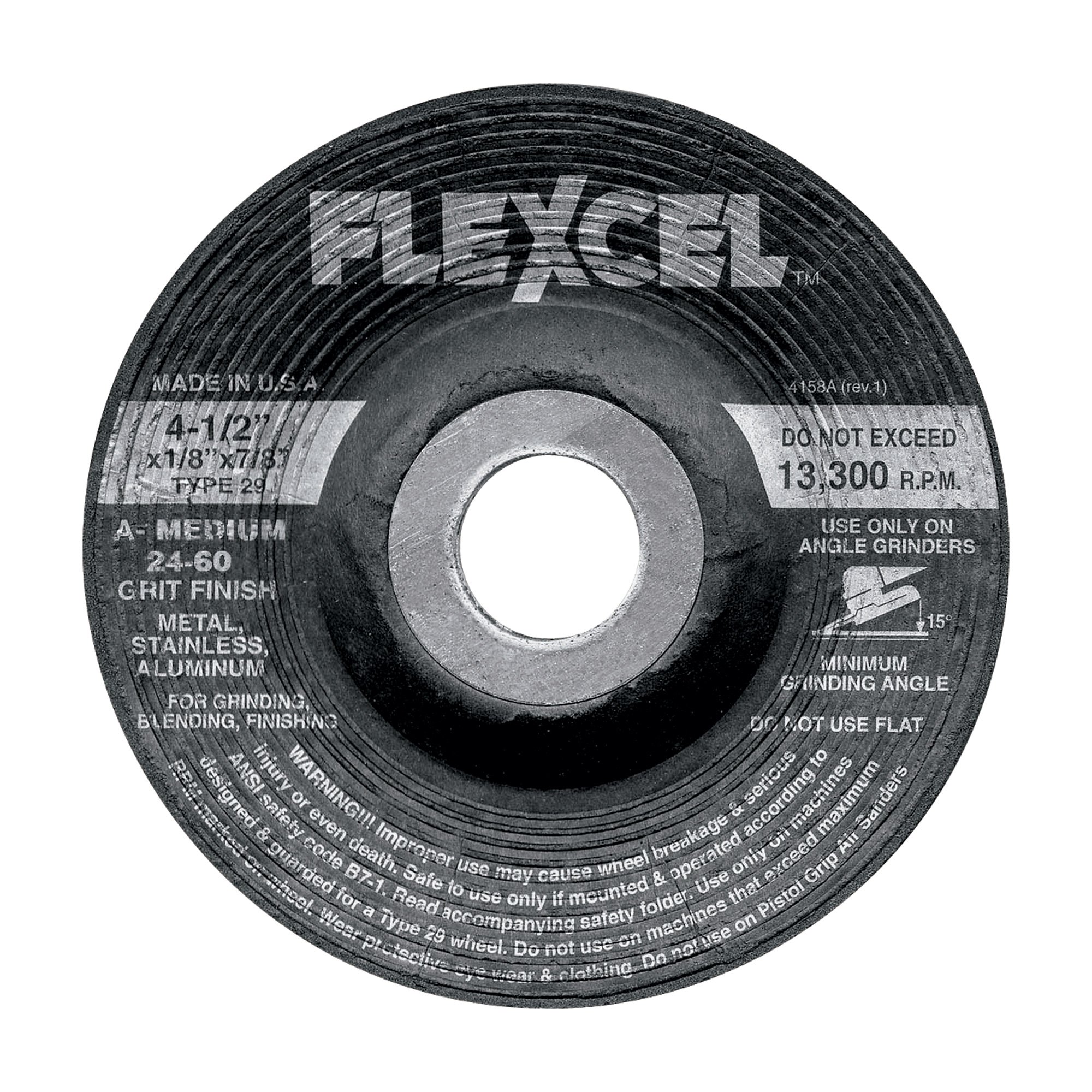 Flexovit Semi Flexible Wheel — 4.5in. Dia. | Northern Tool