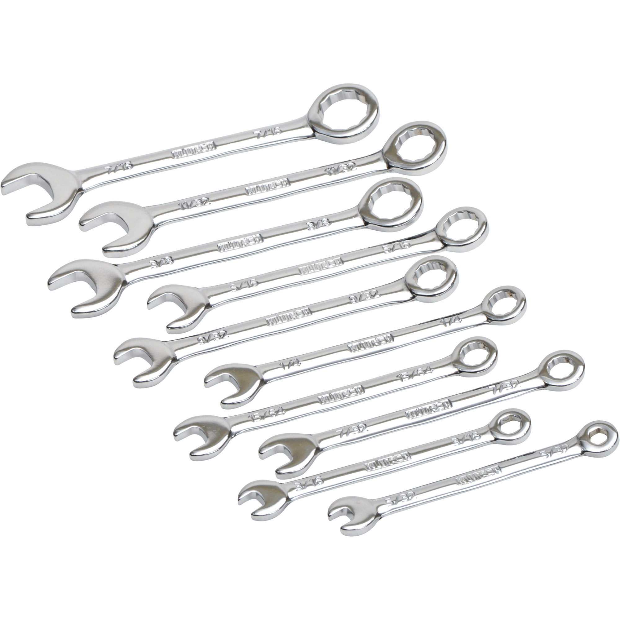 Klutch Mini Wrench Set, 10 Pcs., SAE | Northern Tool