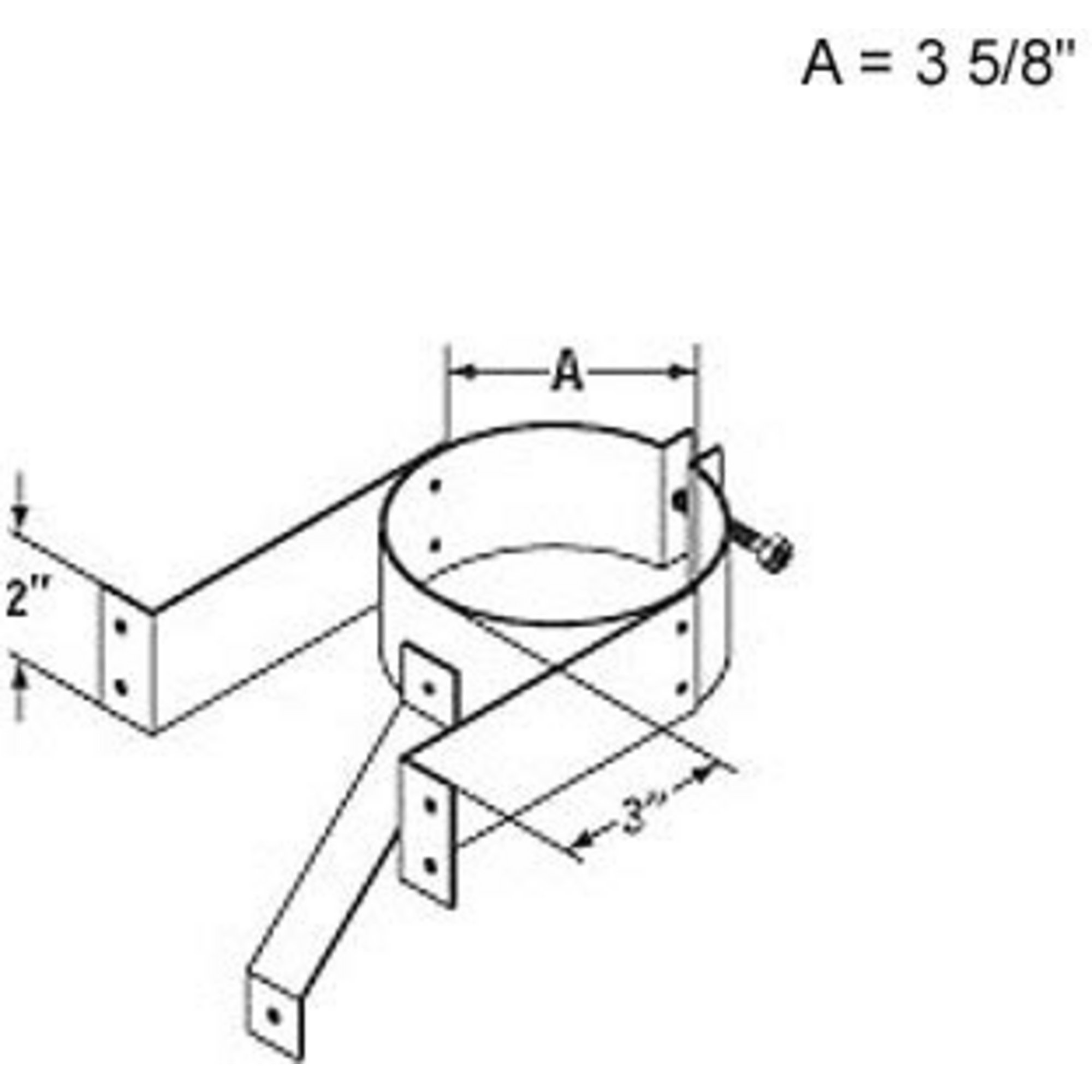 Tee Support Bracket/Wall Support | Northern Tool