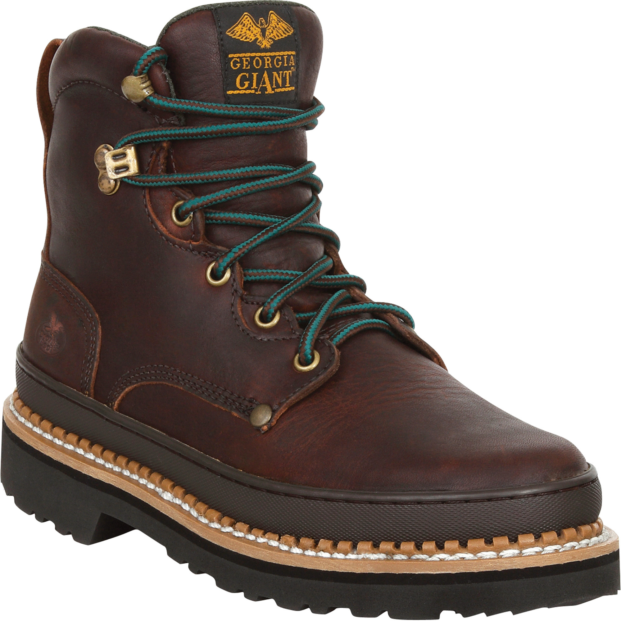 Georgia Giant 6in. Steel-Toe Work Boots, Brown, Size 9, Model# G6374 ...
