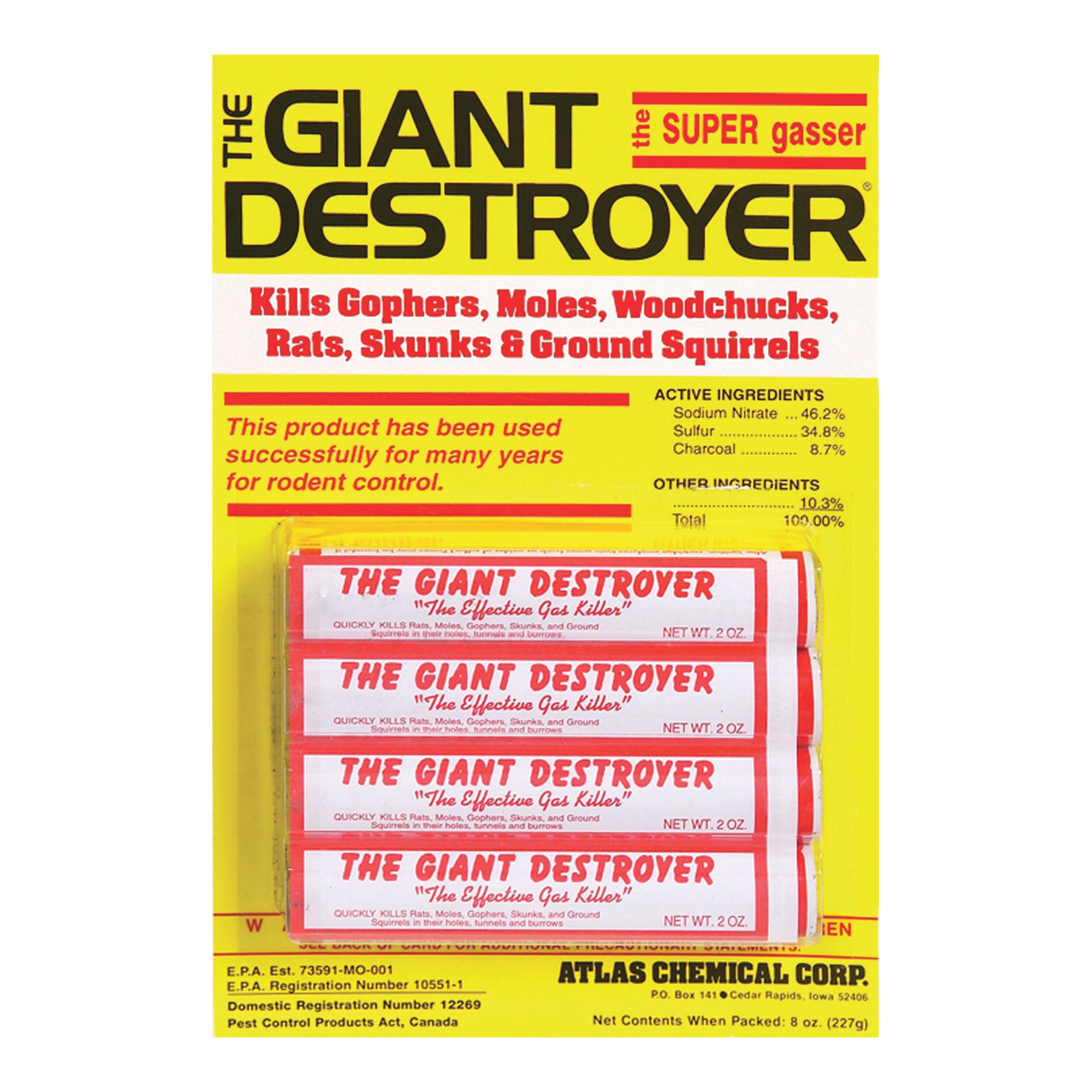 The Giant Destroyer Gasser Rodent Remover — Model# 11660 | Northern Tool