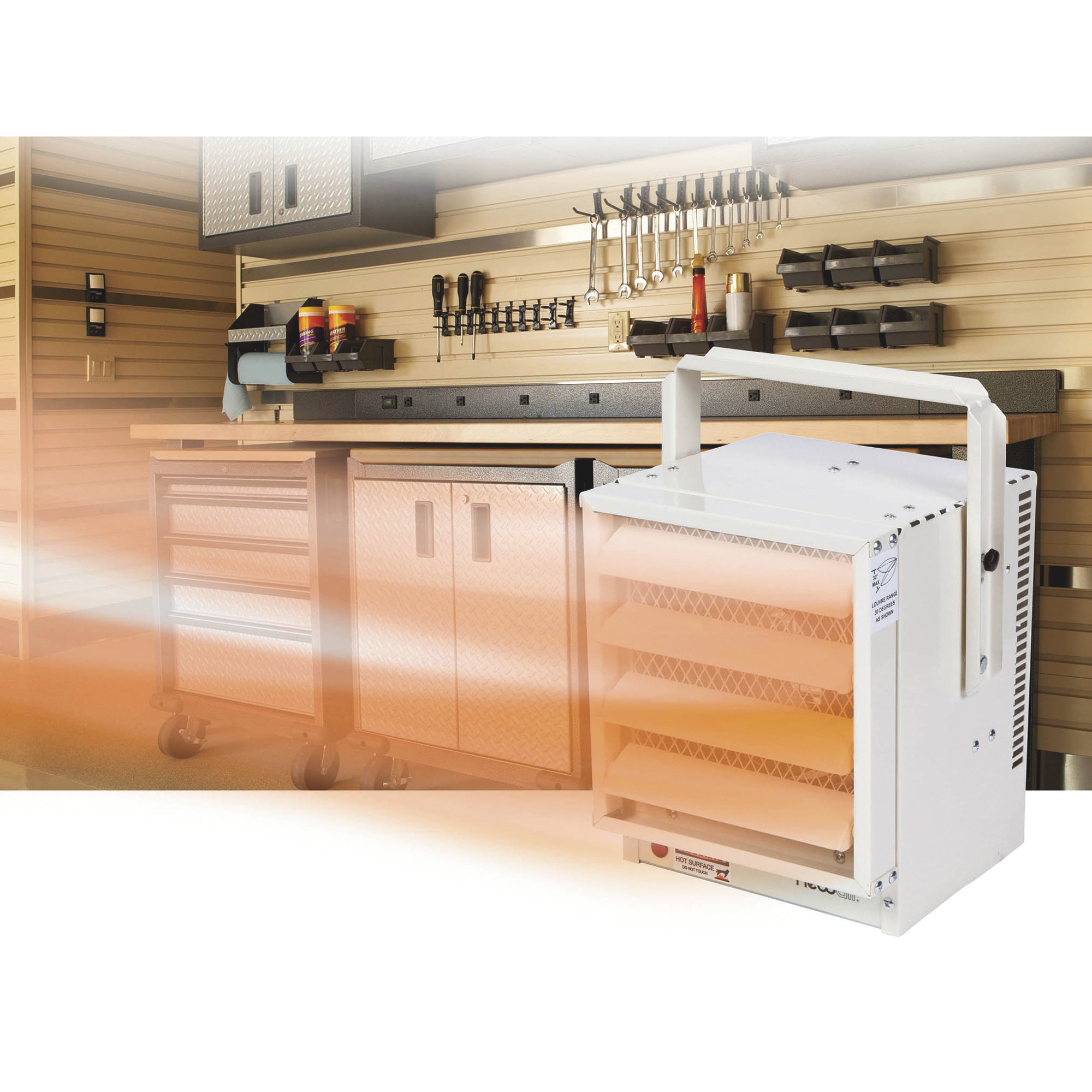 NewAir Electric Garage/Shop Heater, 17,060 BTU, 240 Volts, Model# G73 ...