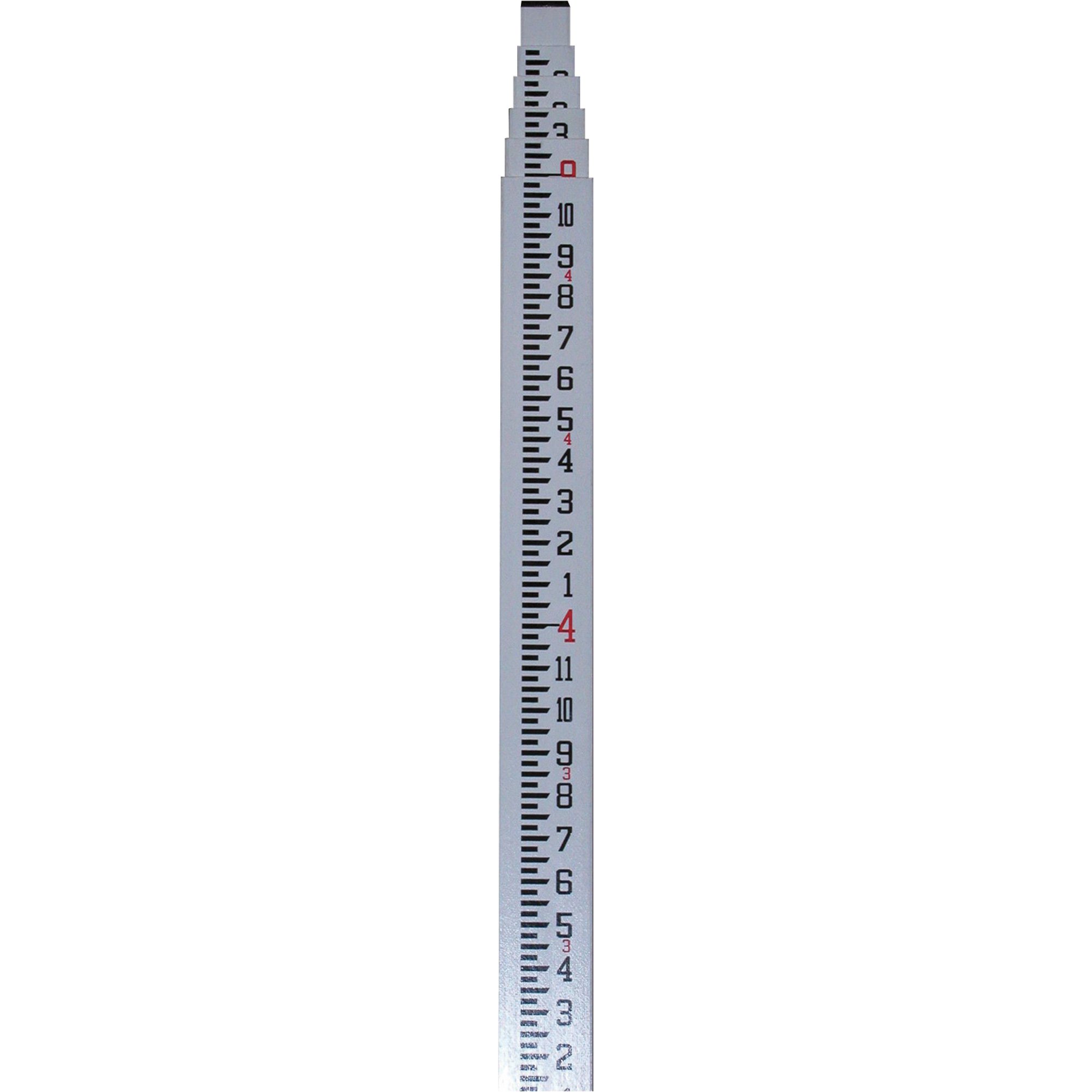 CST/Berger Fiberglass Leveling Rod — 16Ft.L, Ft. and 8ths Gradations ...
