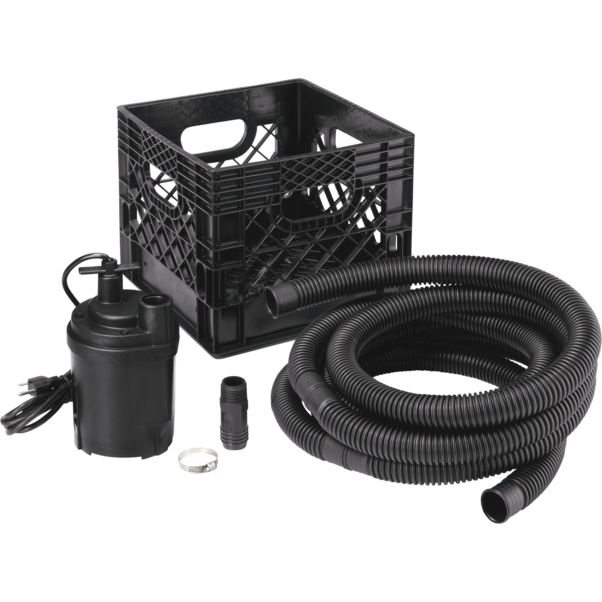 Flotec Flow n' Stow Utility Water Pump Kit, 1,790 GPH, 1/4 HP, 1in ...