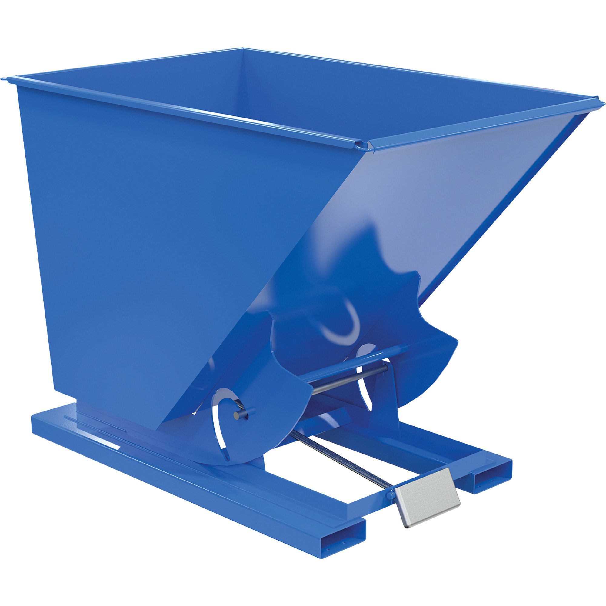 Vestil, SELF DUMPING HOPPER - MEDIUM D, Capacity 4000 lb, Volume 1.5 ...