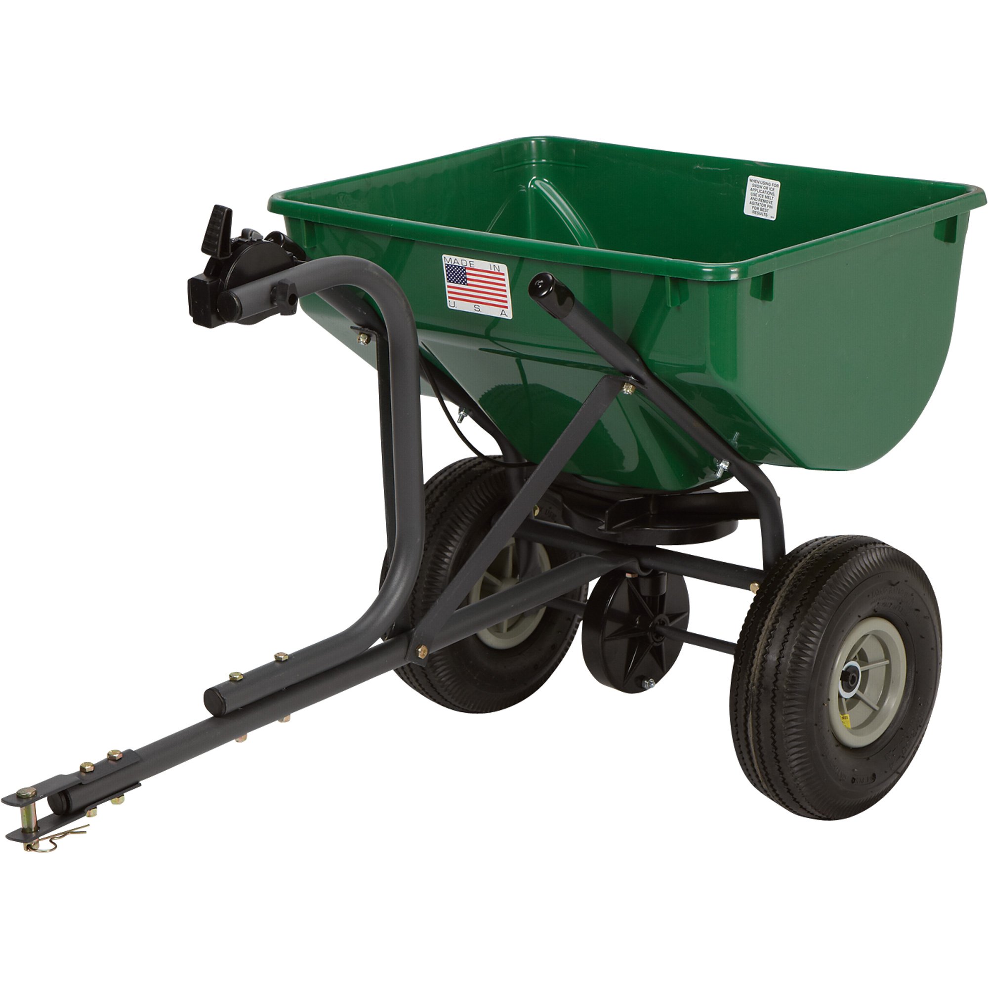 Tow-Behind Broadcast Spreader — 75-Lb. Capacity, Model# TBS4300PGYU ...