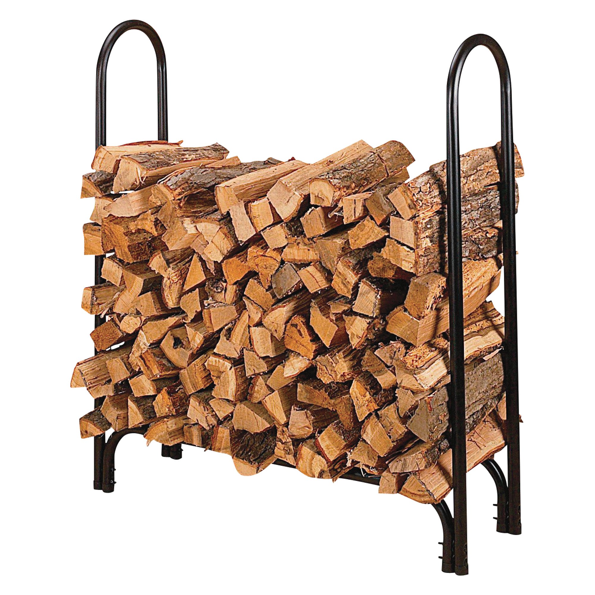 HYC Company Tubular Steel Log Rack — 45in.L x 13in.W x 45in.H ...