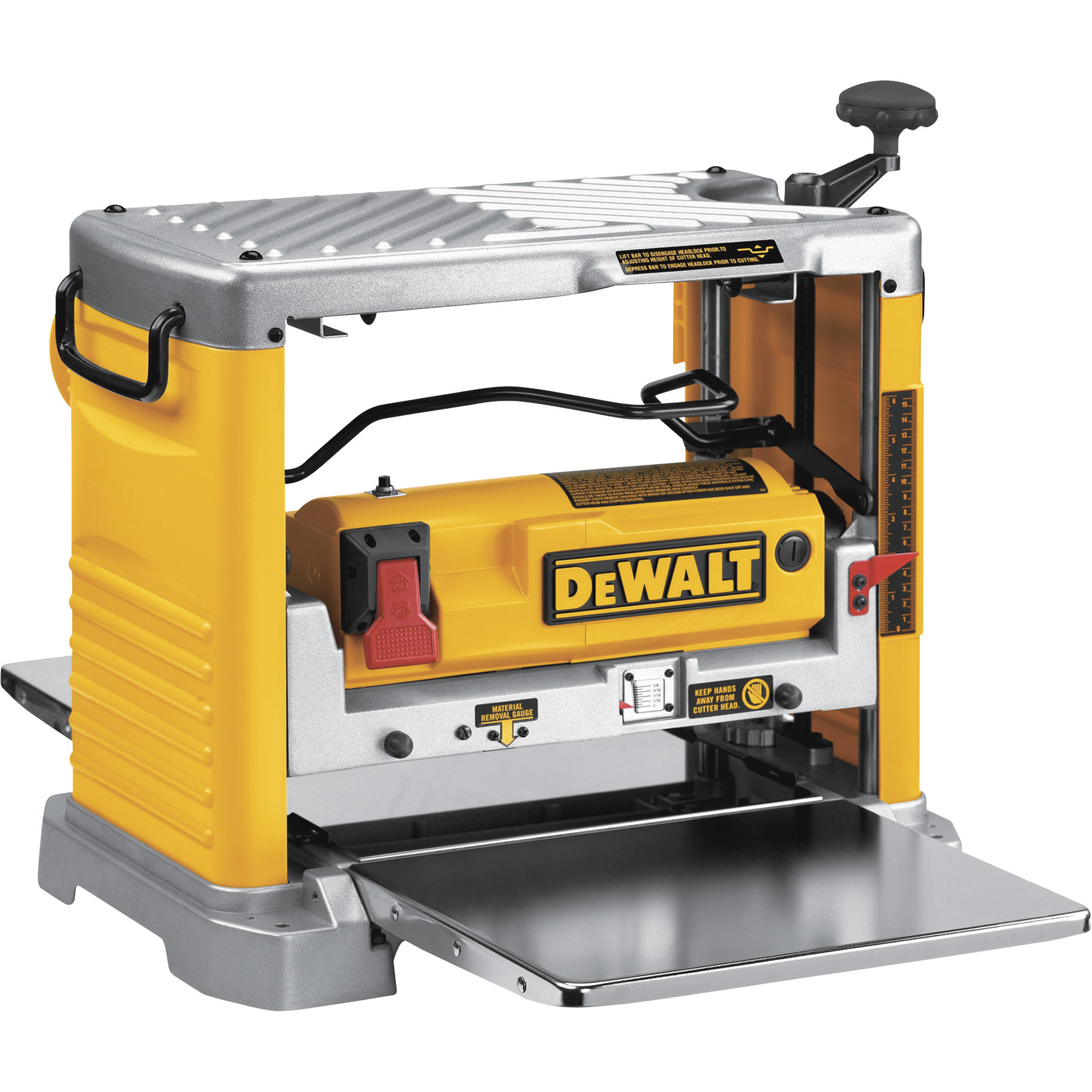 DEWALT Heavy-Duty Benchtop Planer with 3-Knife Cutter-Head, 12 1/2in ...