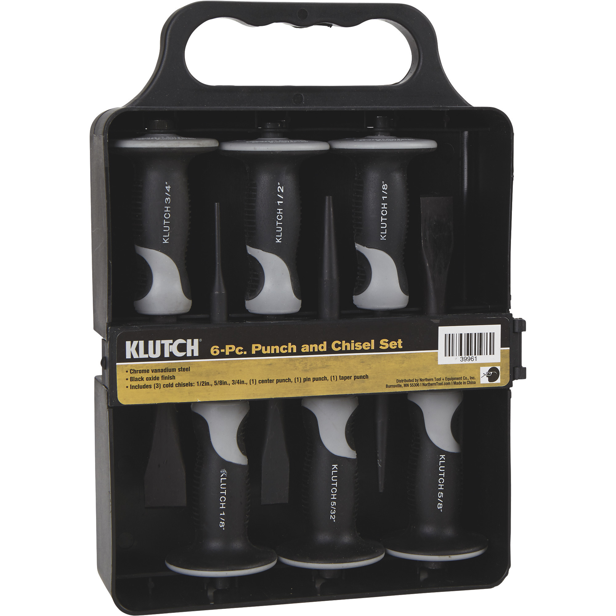Klutch Punch & Chisel Set, 6-Pc. | Northern Tool