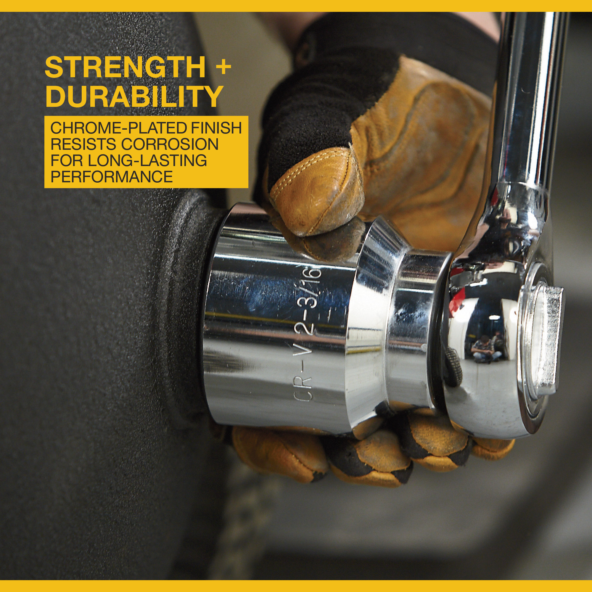 Klutch Jumbo 1in.-Drive Socket Set, 21-Pc., SAE | Northern Tool