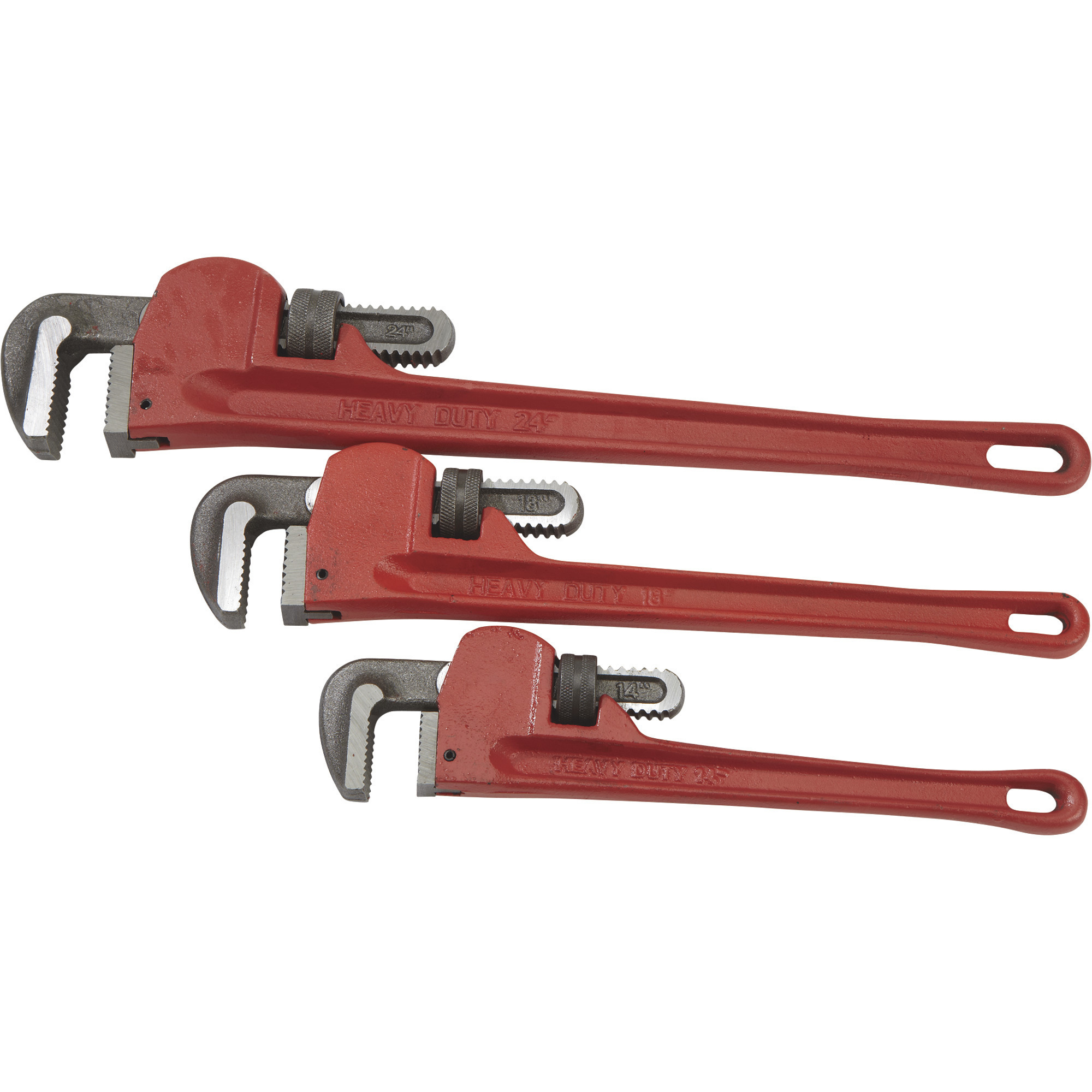 Ironton Jumbo Pipe Wrench Set — 3-Pc. | Northern Tool