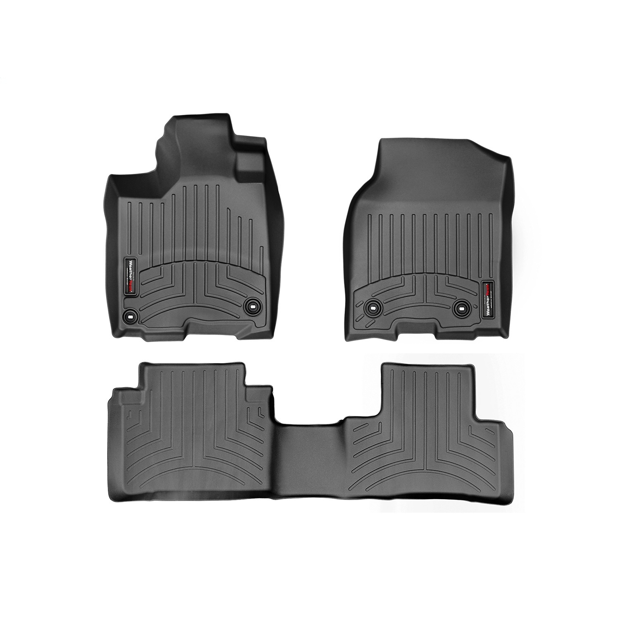 WeatherTech Floor Mat Set Fits 2016 2018 Acura RDX Primary Color Black Material Type Molded Plastic Model 44471 1 3 Northern Tool