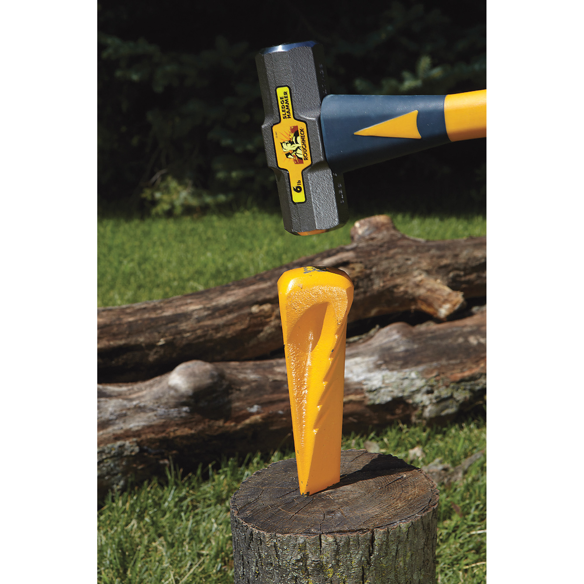 Roughneck Logging High-Carbon Steel Splitting Wedge, 4-Lb. | Northern Tool