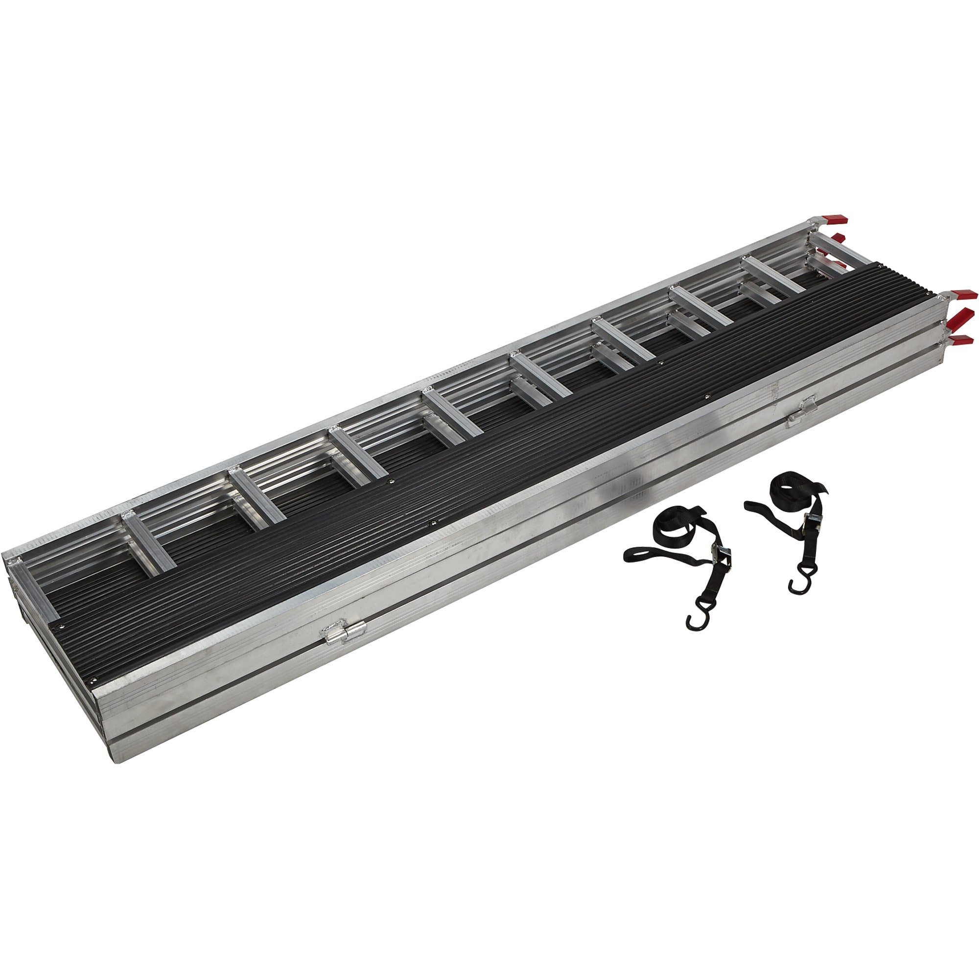 Ultra-Tow Folding Aluminum Snowmobile Loading Ramp — 1,500-Lb. Capacity ...