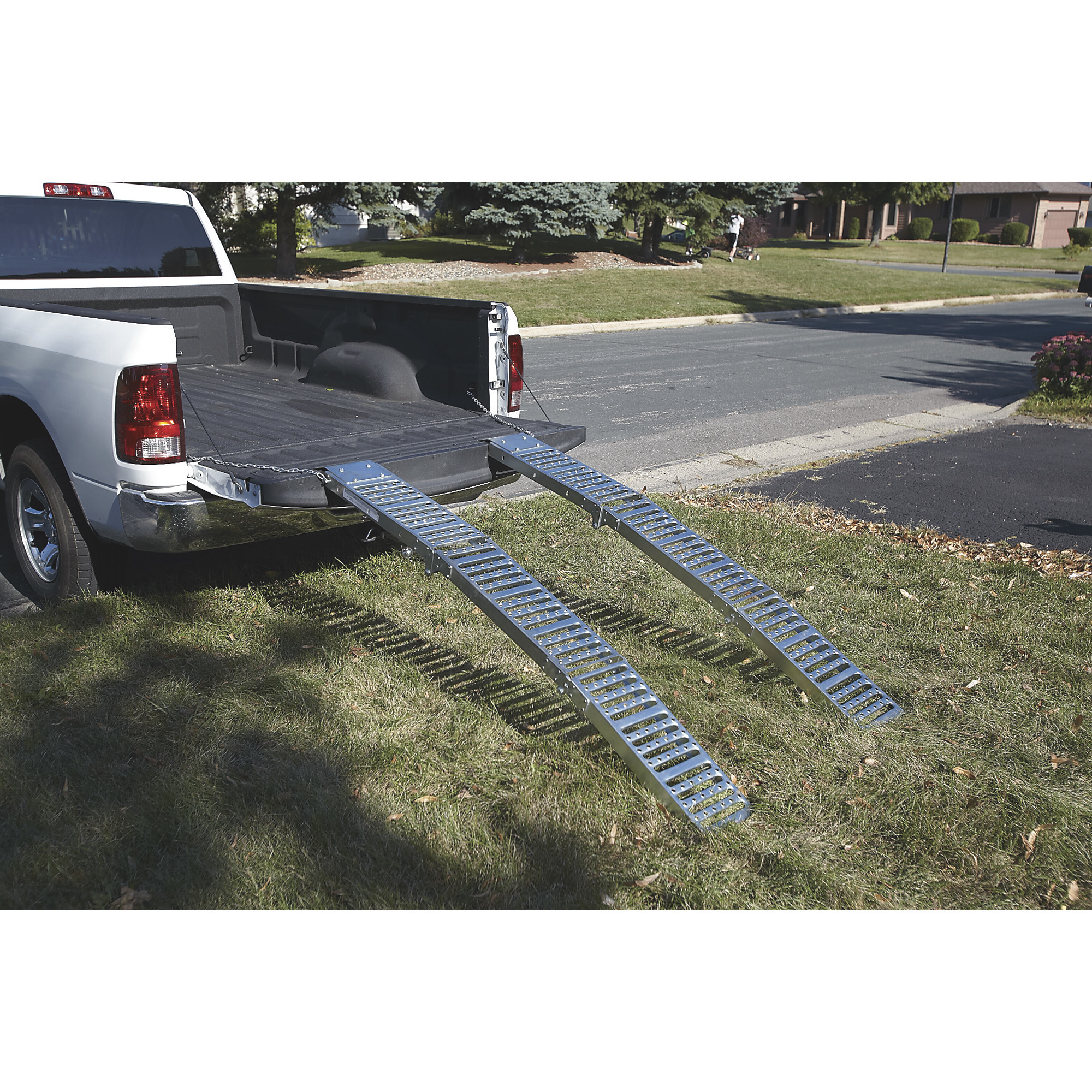 Ultra-Tow Folding Arched Steel Loading Ramp Set, 1,000-Lb. Capacity ...