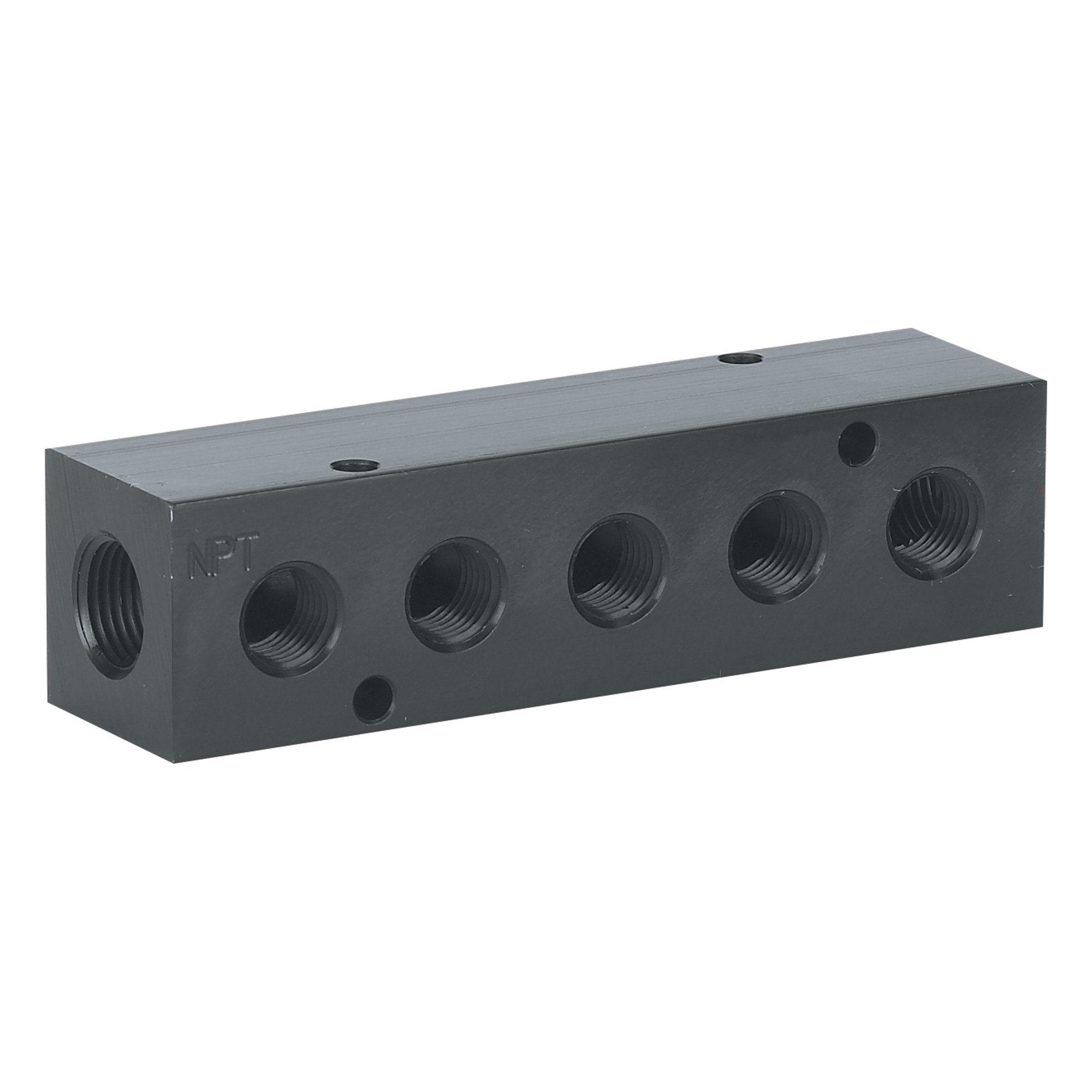 Polyconn Manifold — 5 Stations, 1/8in. NPT Outlet, 1/4in. NPT Inlet ...