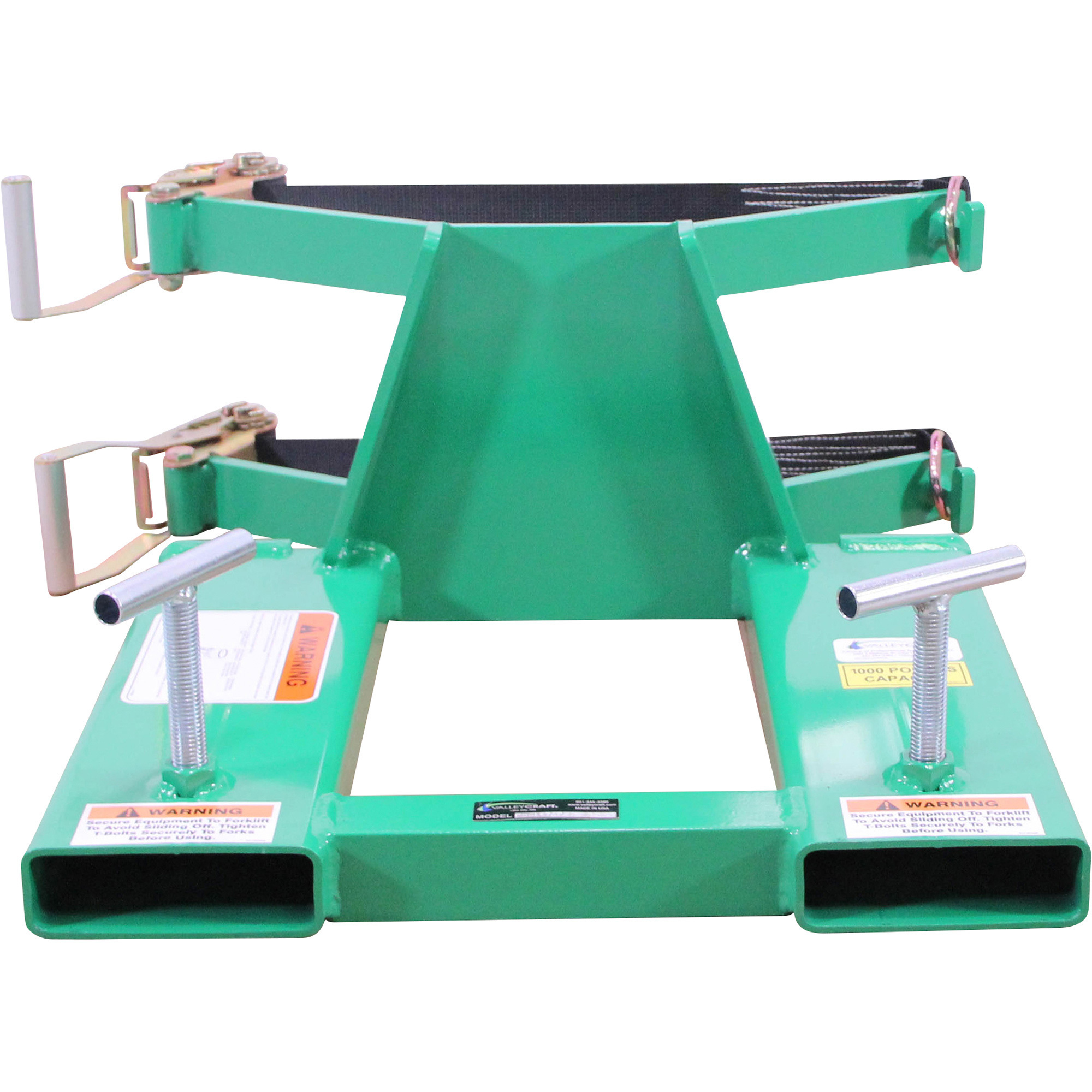 Universal Drum Grabber Forklift Attachment, Strap Connection, 1000-Lb ...