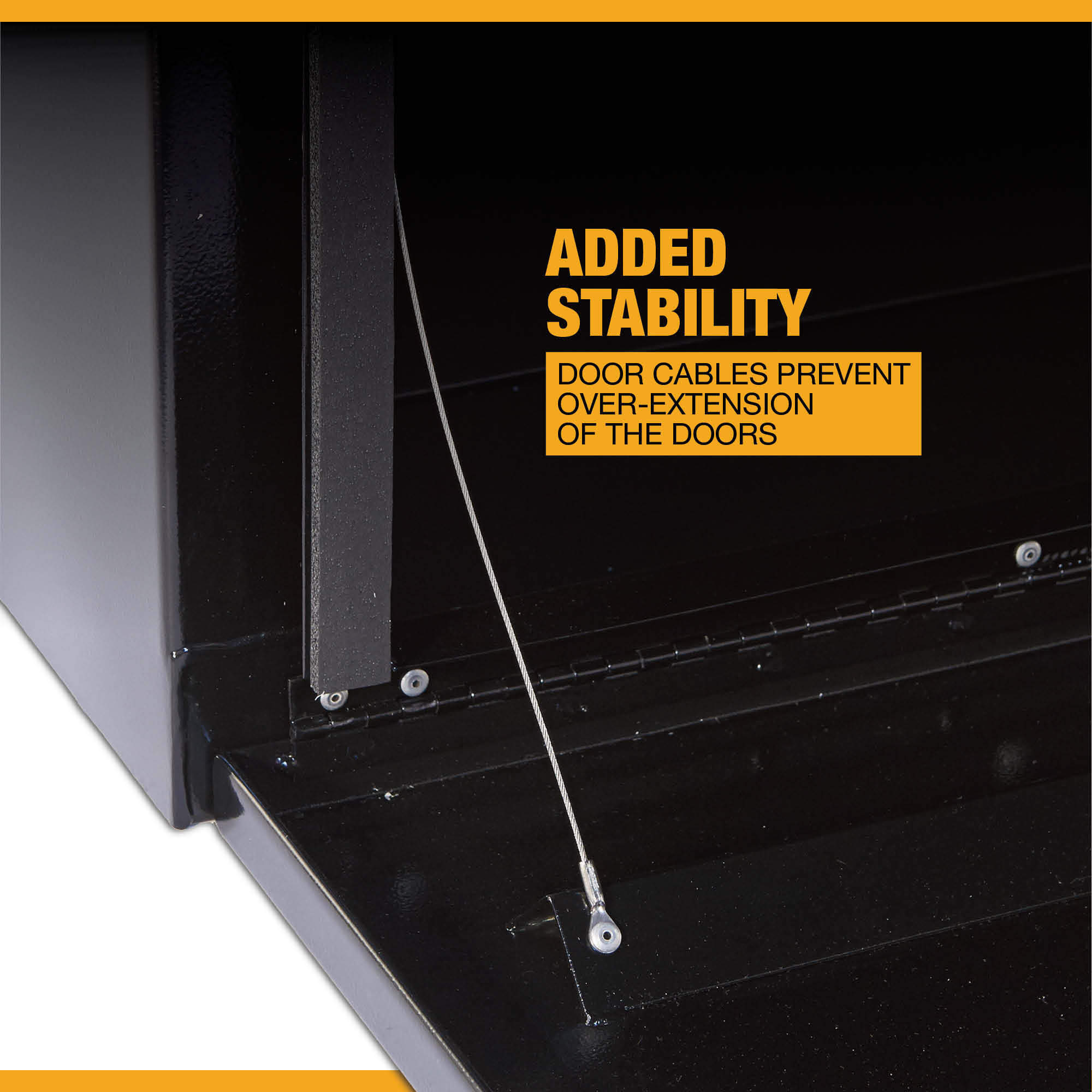 Northern Tool Top-Mount Truck Tool Box, Steel, Gloss Black, T-Handle ...