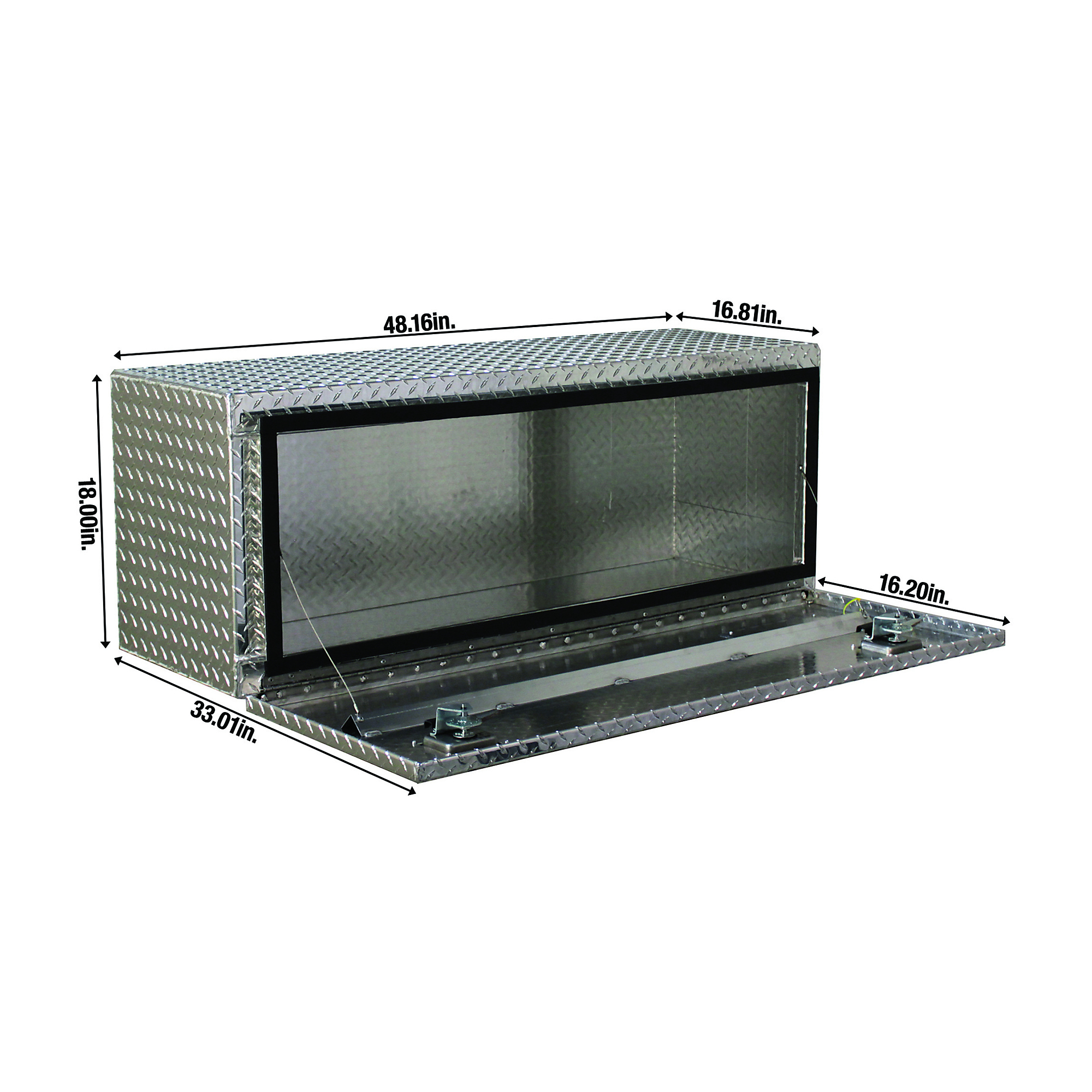 Northern Tool Underbody Truck Tool Box, Aluminum, Diamond Plate, T ...