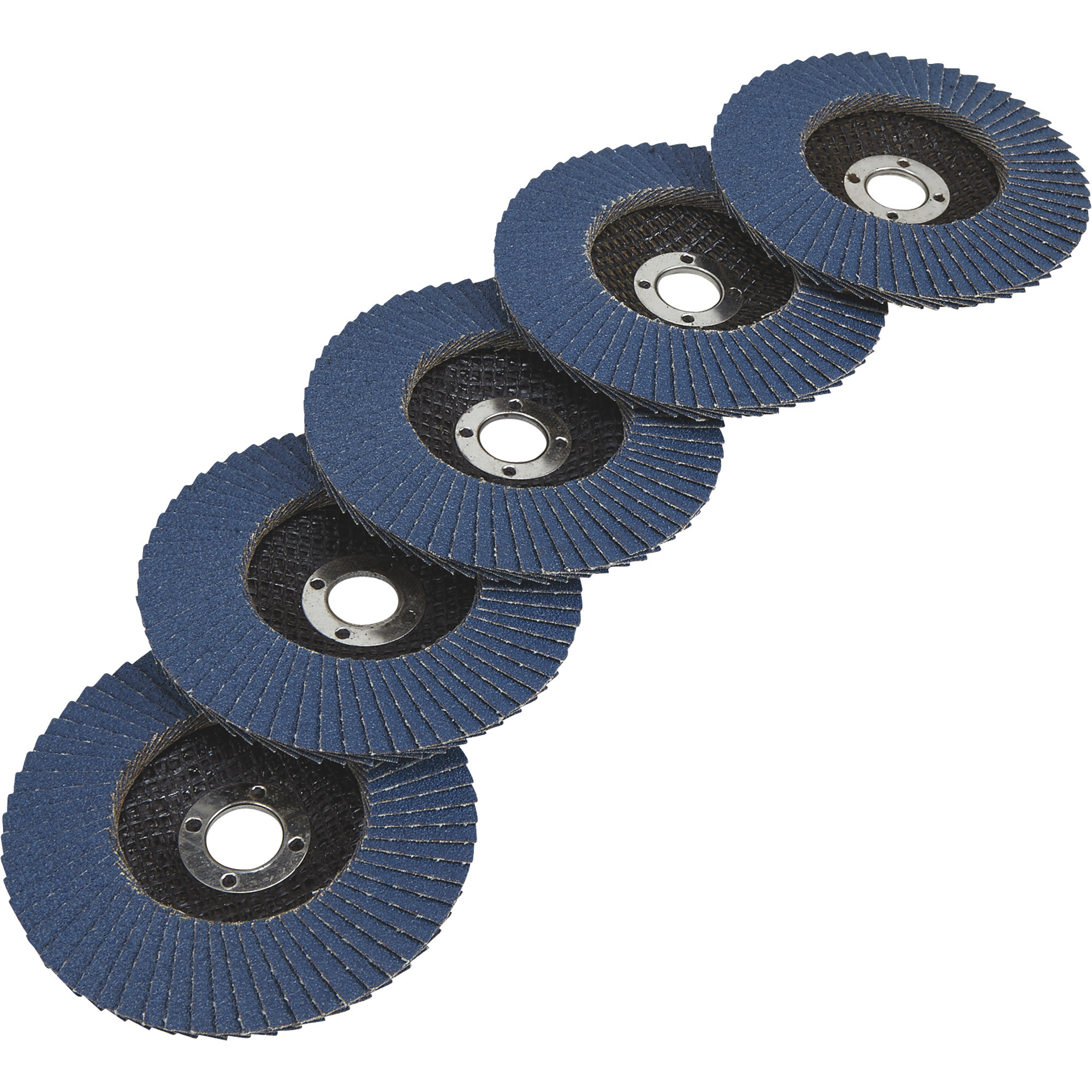Klutch 4in. Flap Discs — 5-Pk., Type 29, 60 Grit | Northern Tool