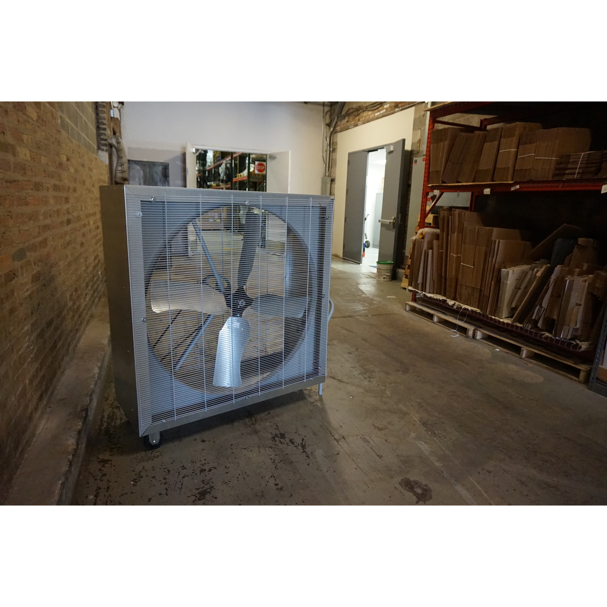 TPI, Portable Square Blower, Fan Diameter 42 in, Air Delivery 17500 cfm ...