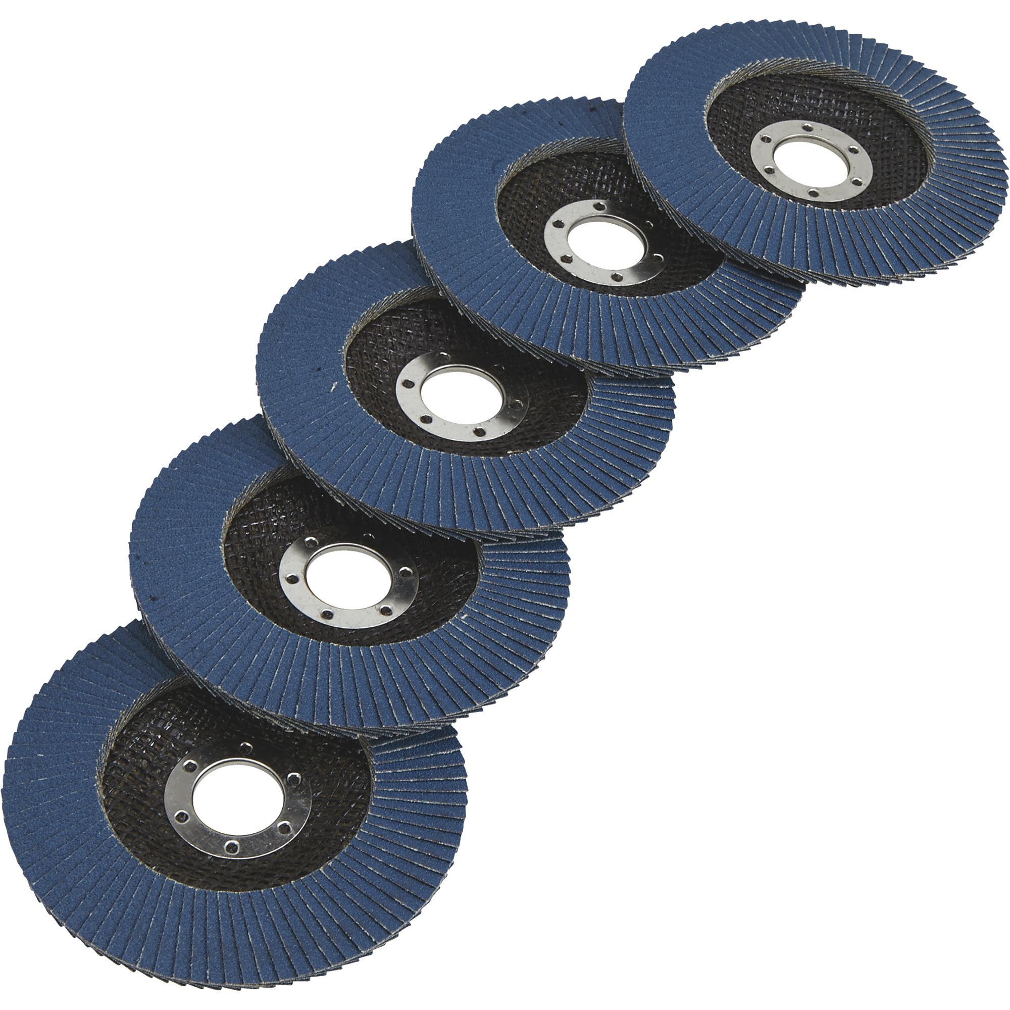 Klutch Type 29 Flap Discs — 5-Pk., 4.5in., 80 Grit | Northern Tool