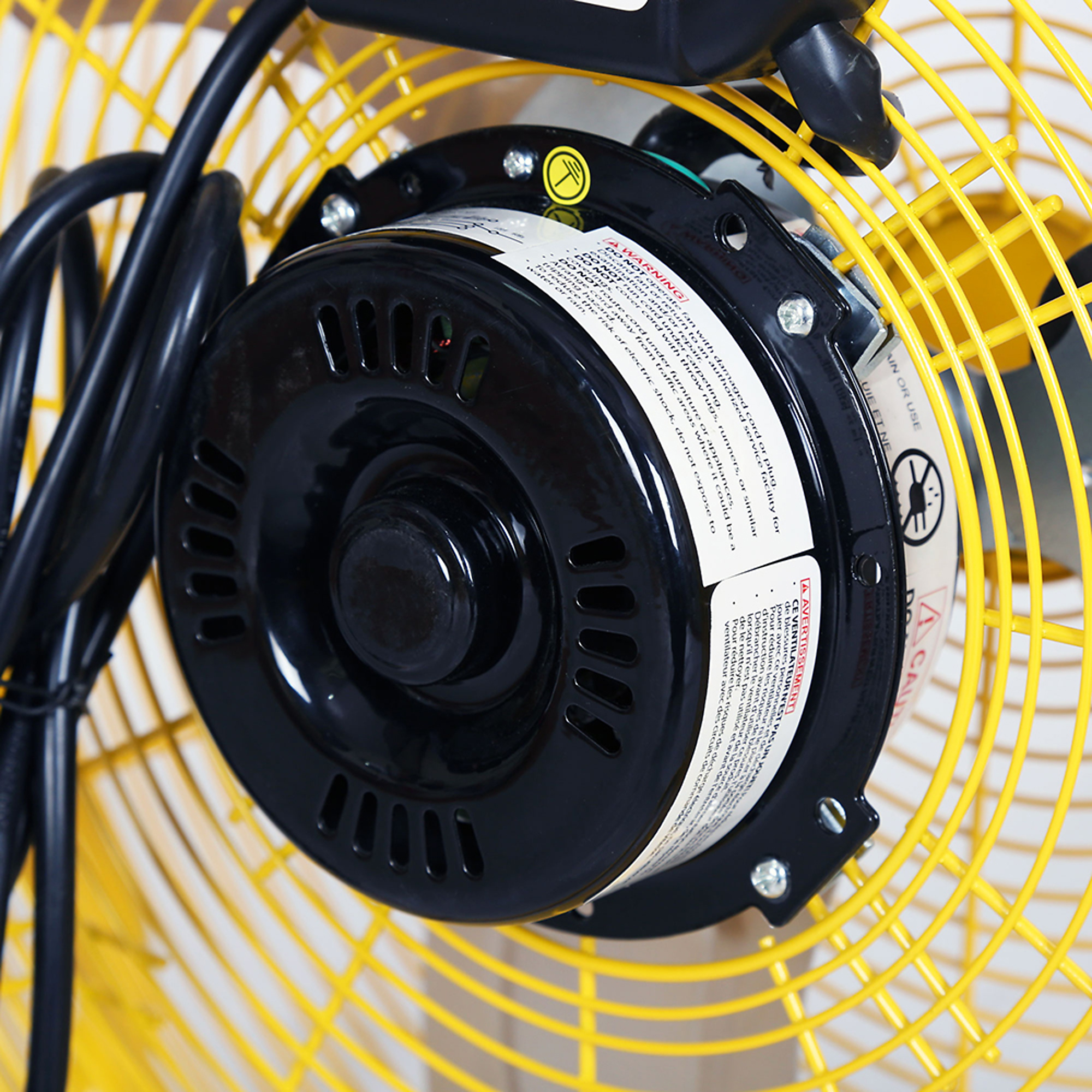 Stanley, High Velocity Floor Fan, Fan Diameter 20 in, Air Delivery 4800 ...