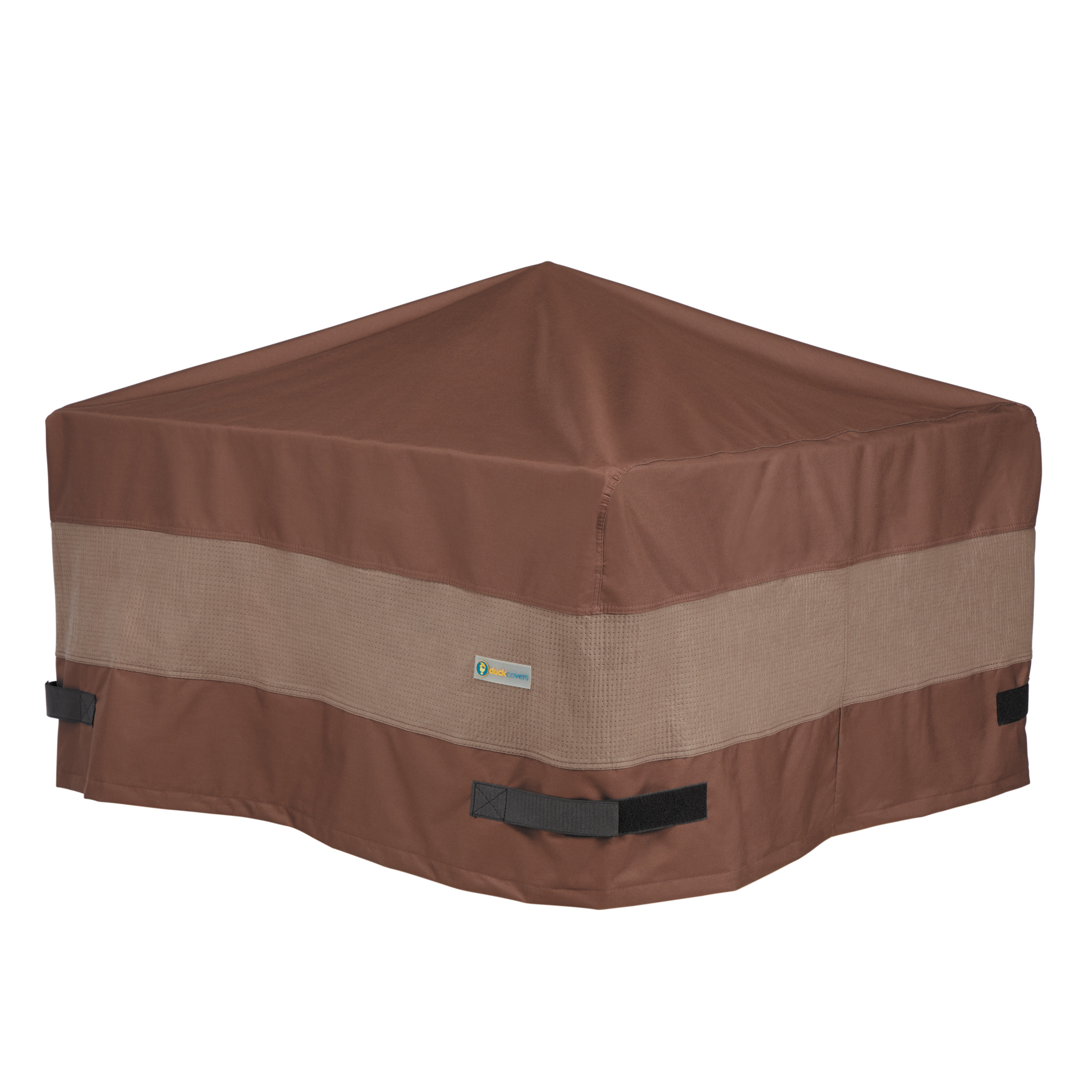 Classic Accessories Ultimate 32in. Square Fire Pit Cover, Beige ...