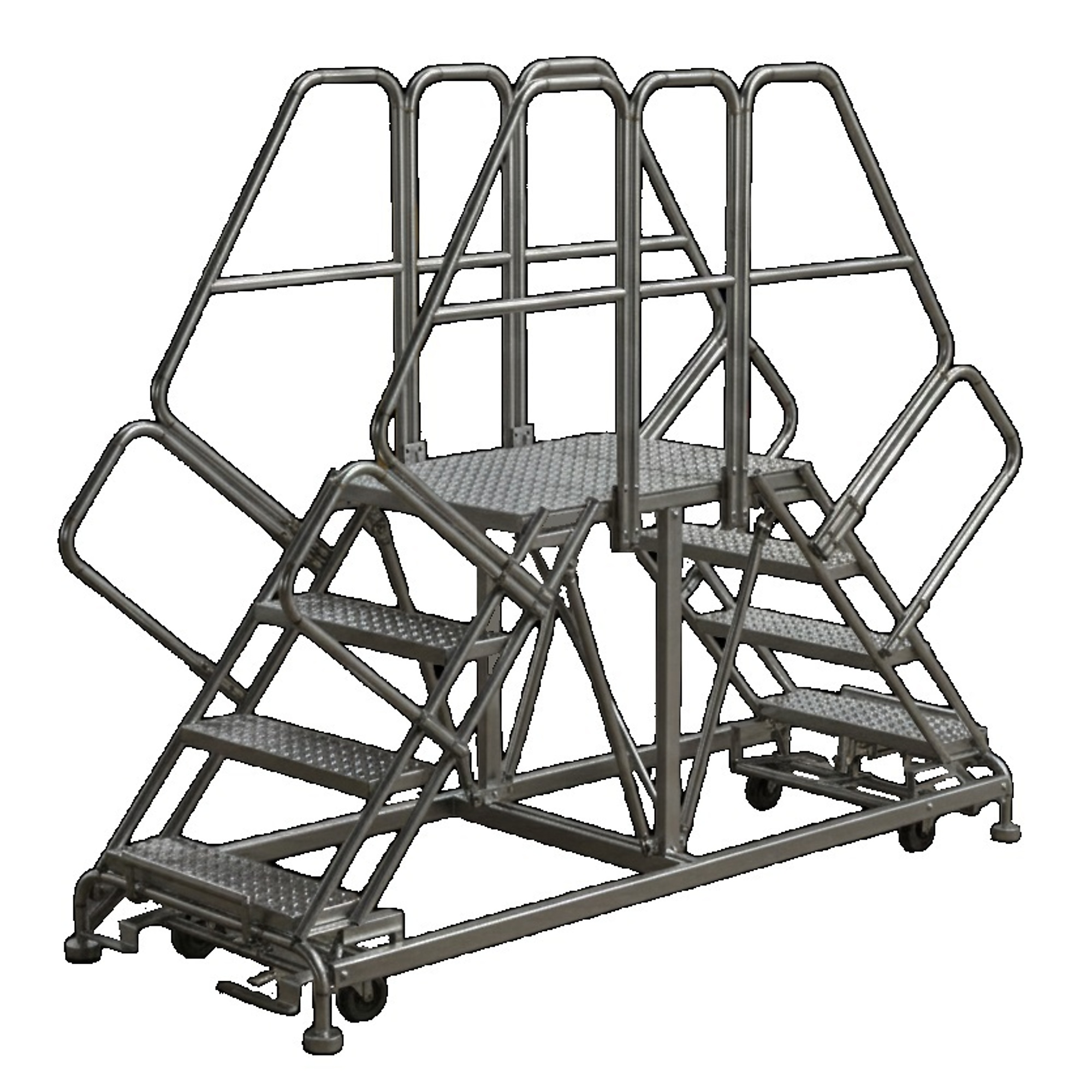 Ballymore, Rolling Work Platform, Overall Height 76 in, Steps 4 ...