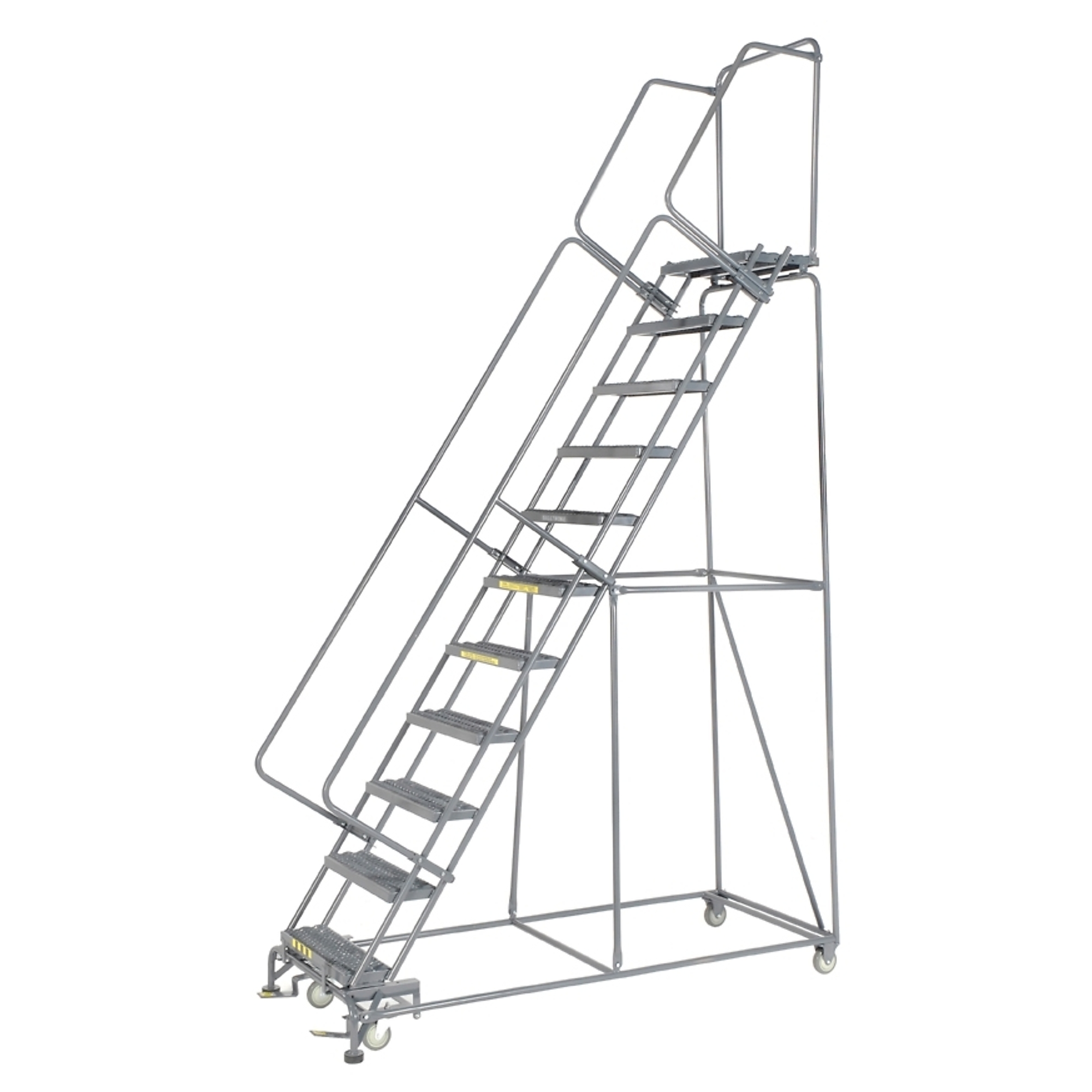 Ballymore, Rolling Ladder, Overall Height 143 in, Steps 11, Material ... Ballymore, Rolling Ladder, Overall Height 143 in, Steps 11, Material ...