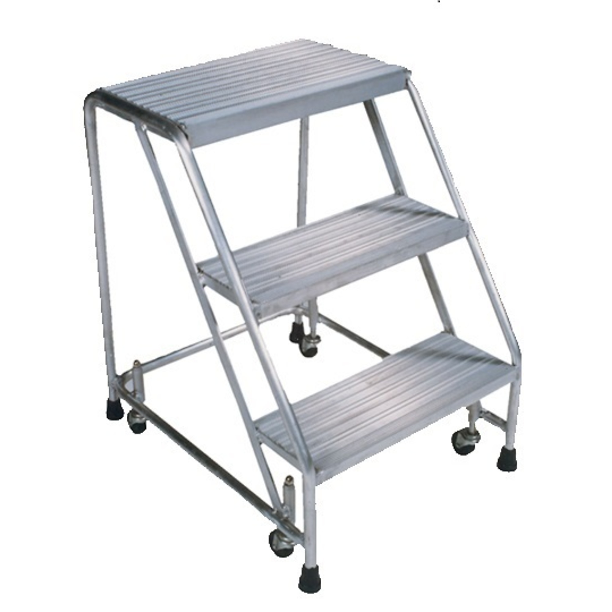 Ballymore Aluminum Rolling Ladder, Overall Height 19 in, Steps 2 ...