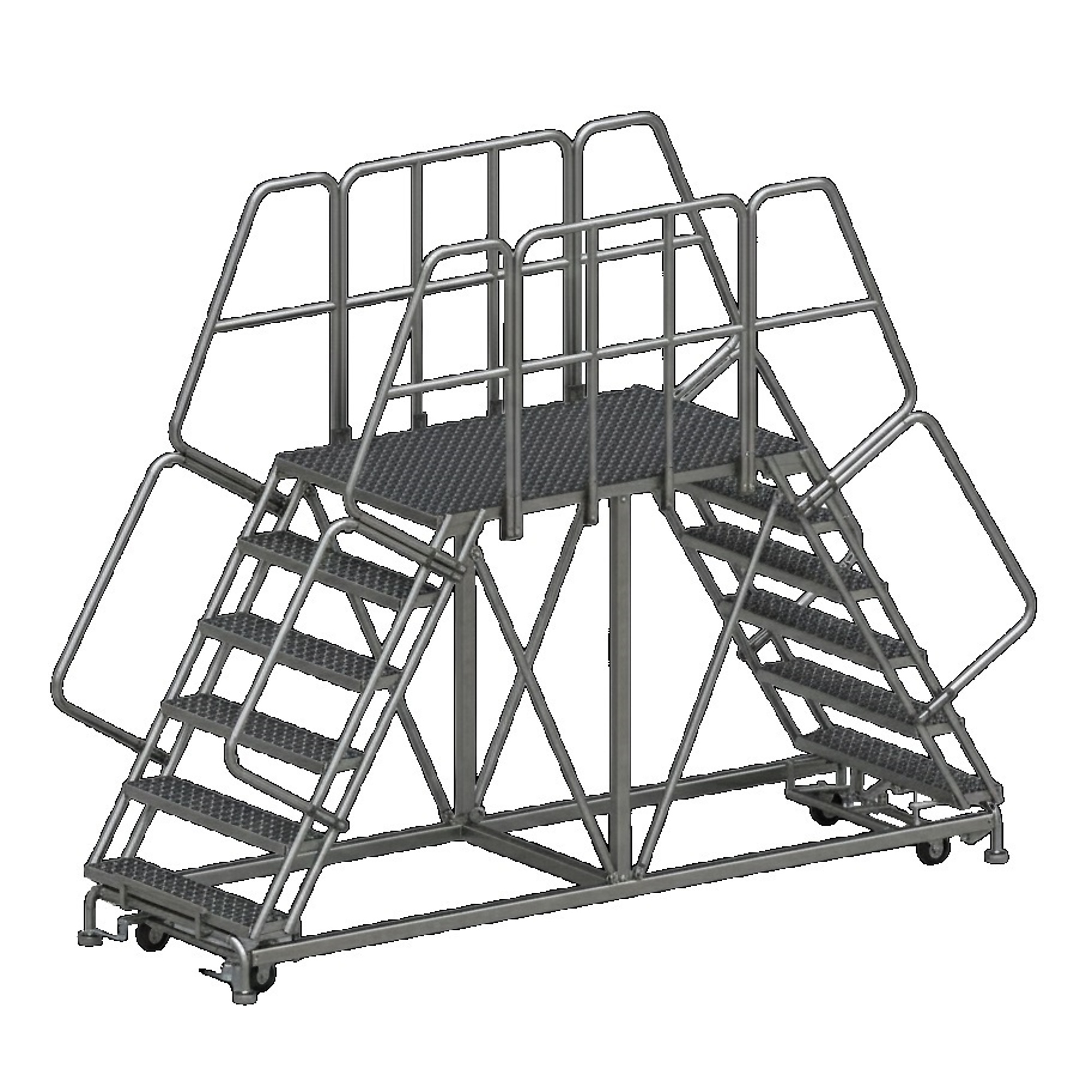 Ballymore, Rolling Work Platform, Overall Height 96 in, Steps 6 ...