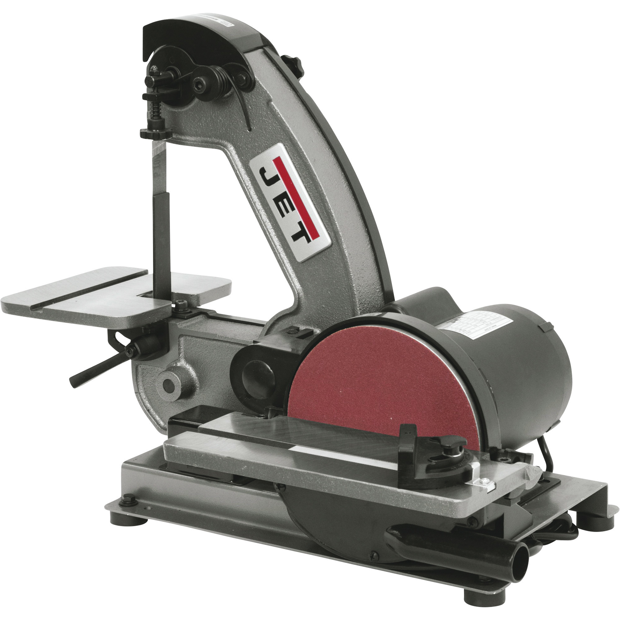 JET Benchtop Disc and Belt Sander, 1in. x 42in. Belt, 8in. Disc, Model ...