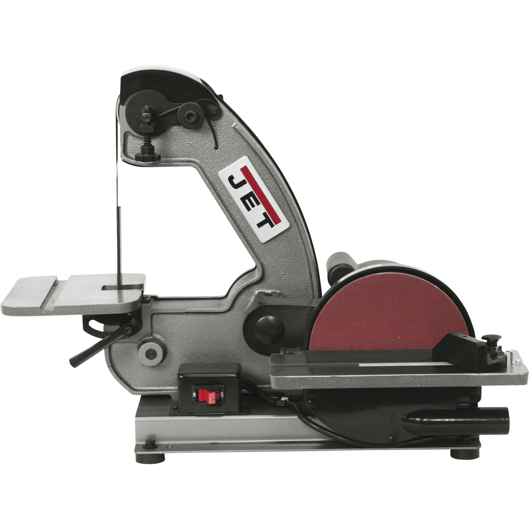 JET Benchtop Disc and Belt Sander, 1in. x 42in. Belt, 8in. Disc, Model ...