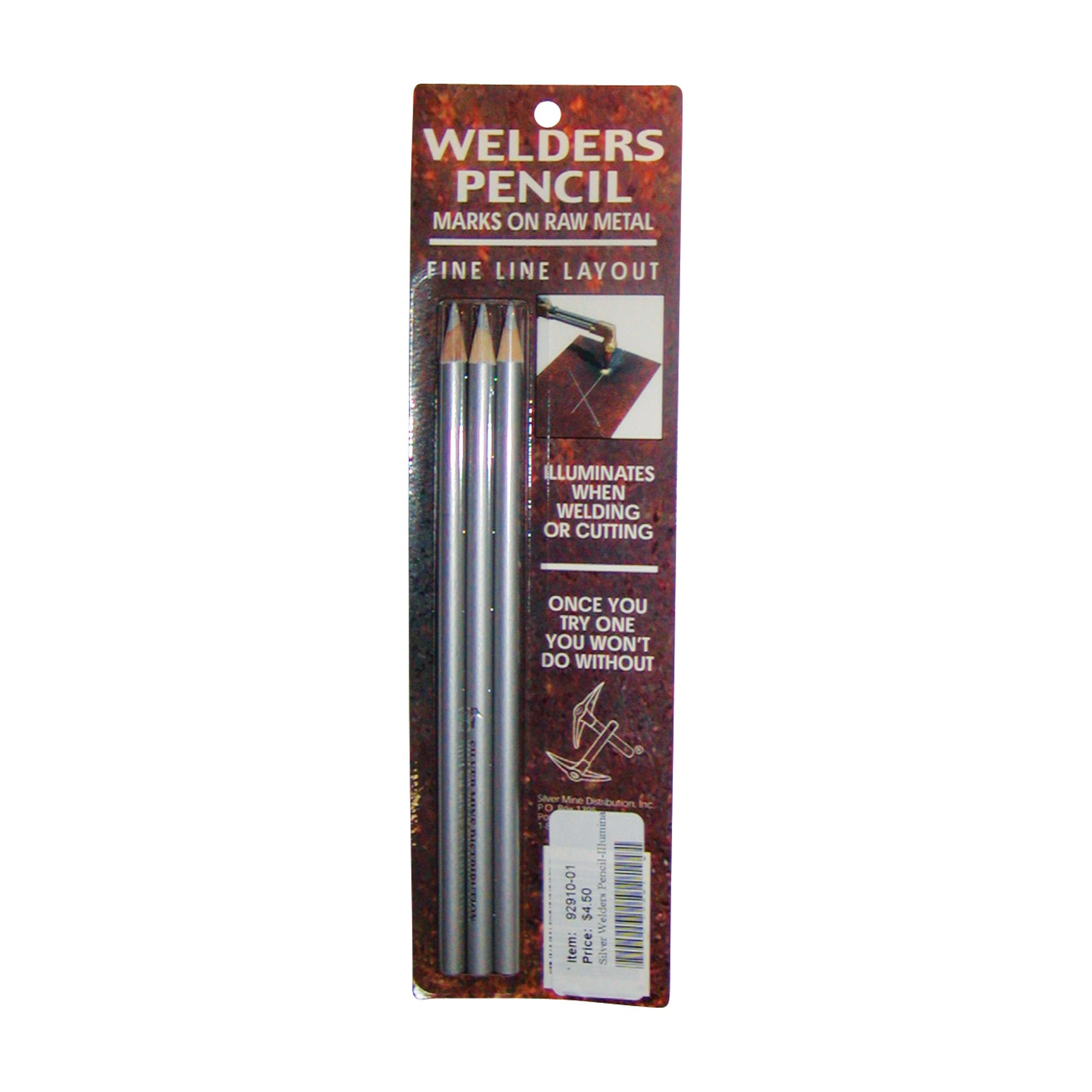 Pieh Blacksmith Tools Welders Silver Pencils — 3-Pk., Model# 92910-01 ...