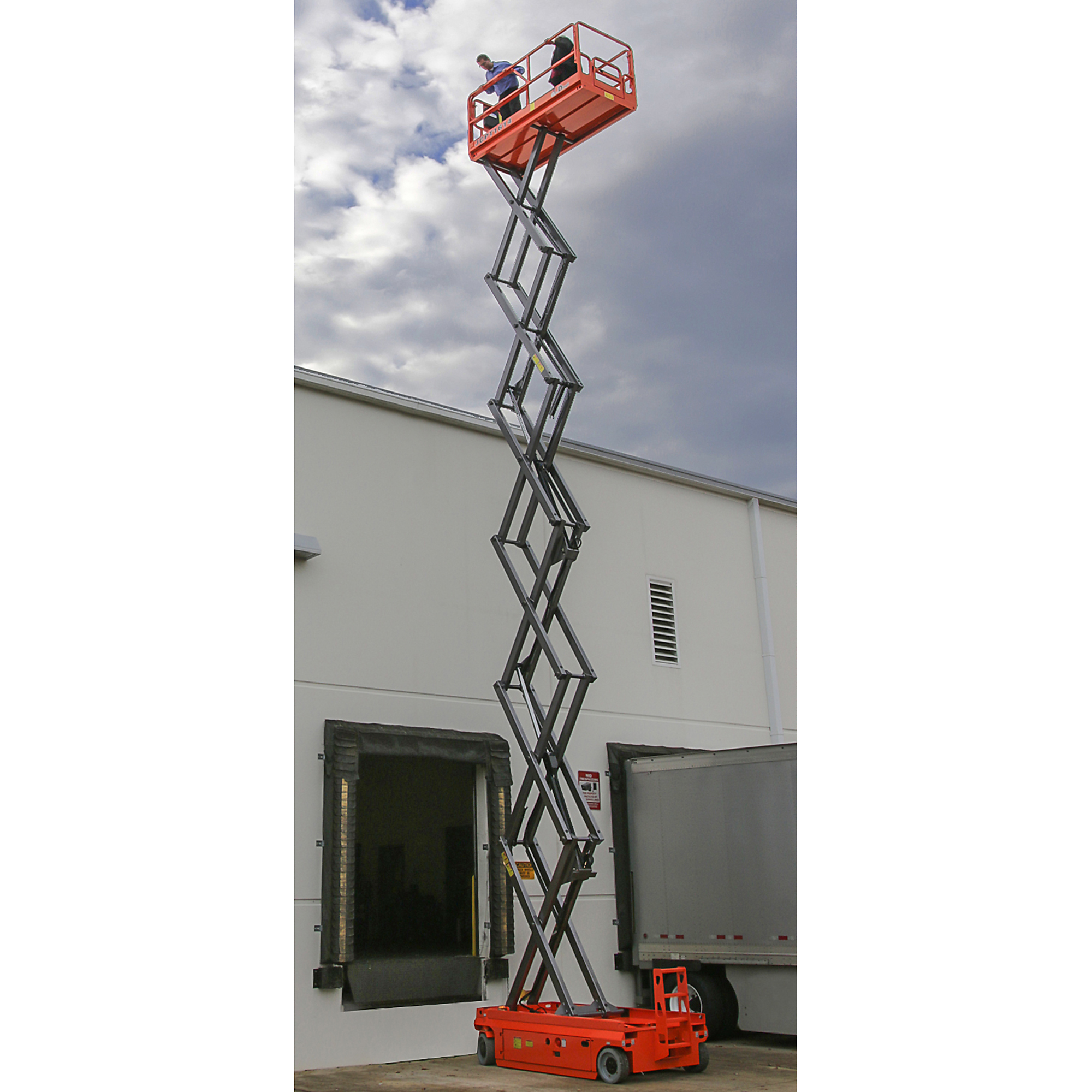 Ballymore, Drivable Scissor Lift, Capacity 500 lb, Working Height 51 ft ...