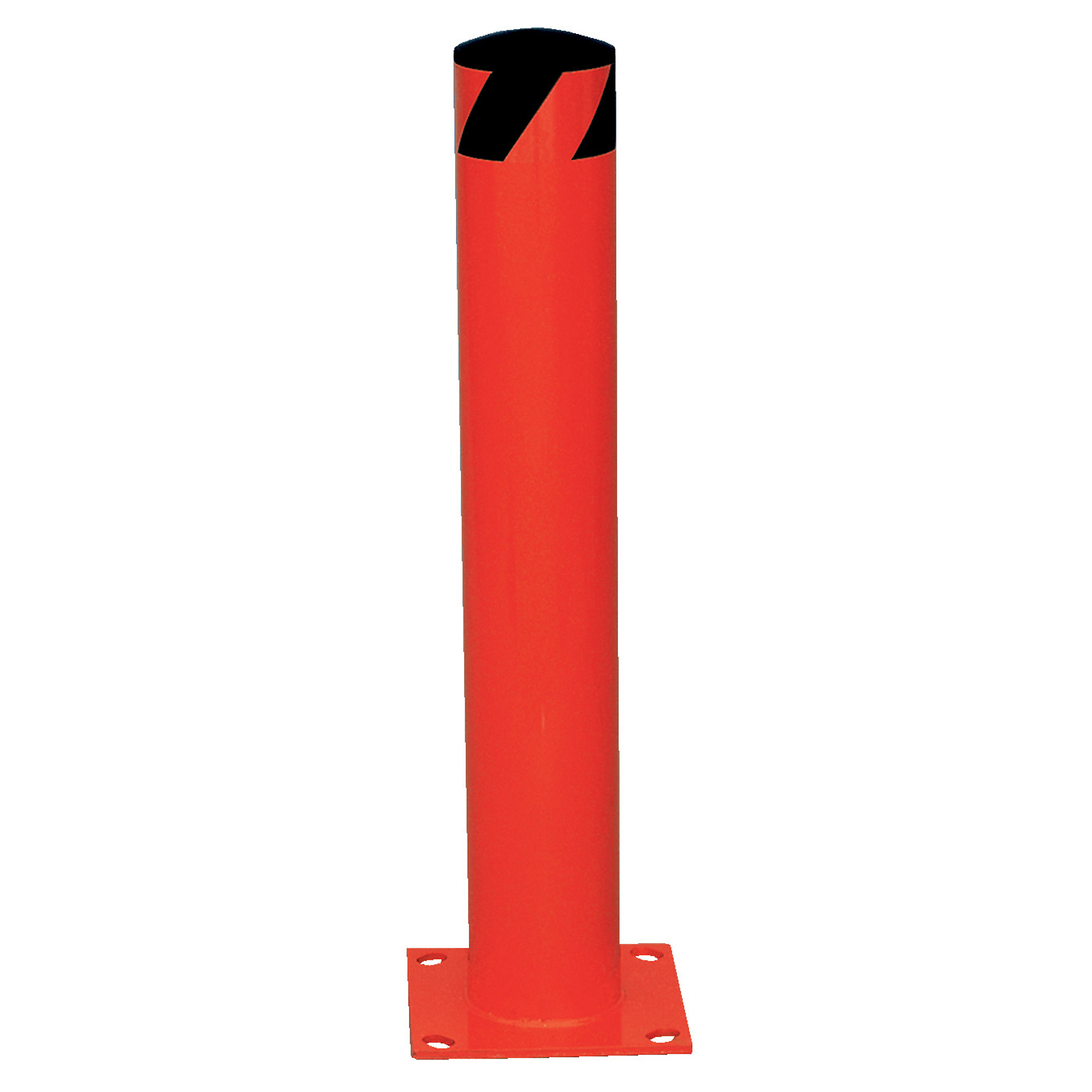 Vestil, 24in.x4.5in. Pipe safety bollard red, Height 24 in, Model# BOL ...