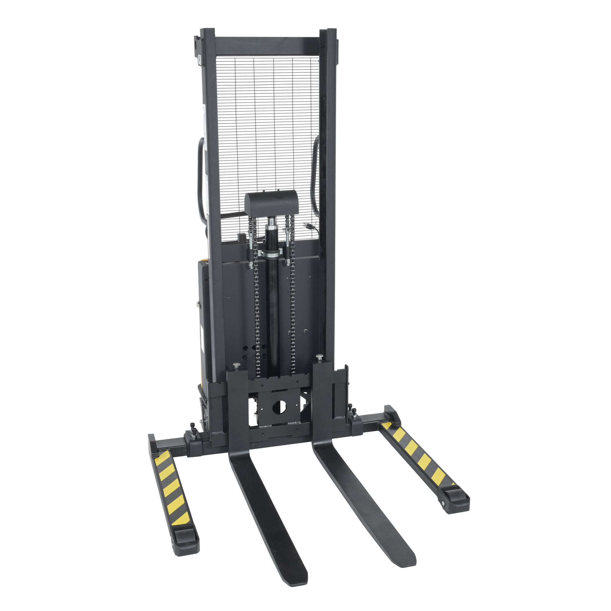 Vestil, Adjustable stacker with powered lift 2k, Capacity 2000 lb ...