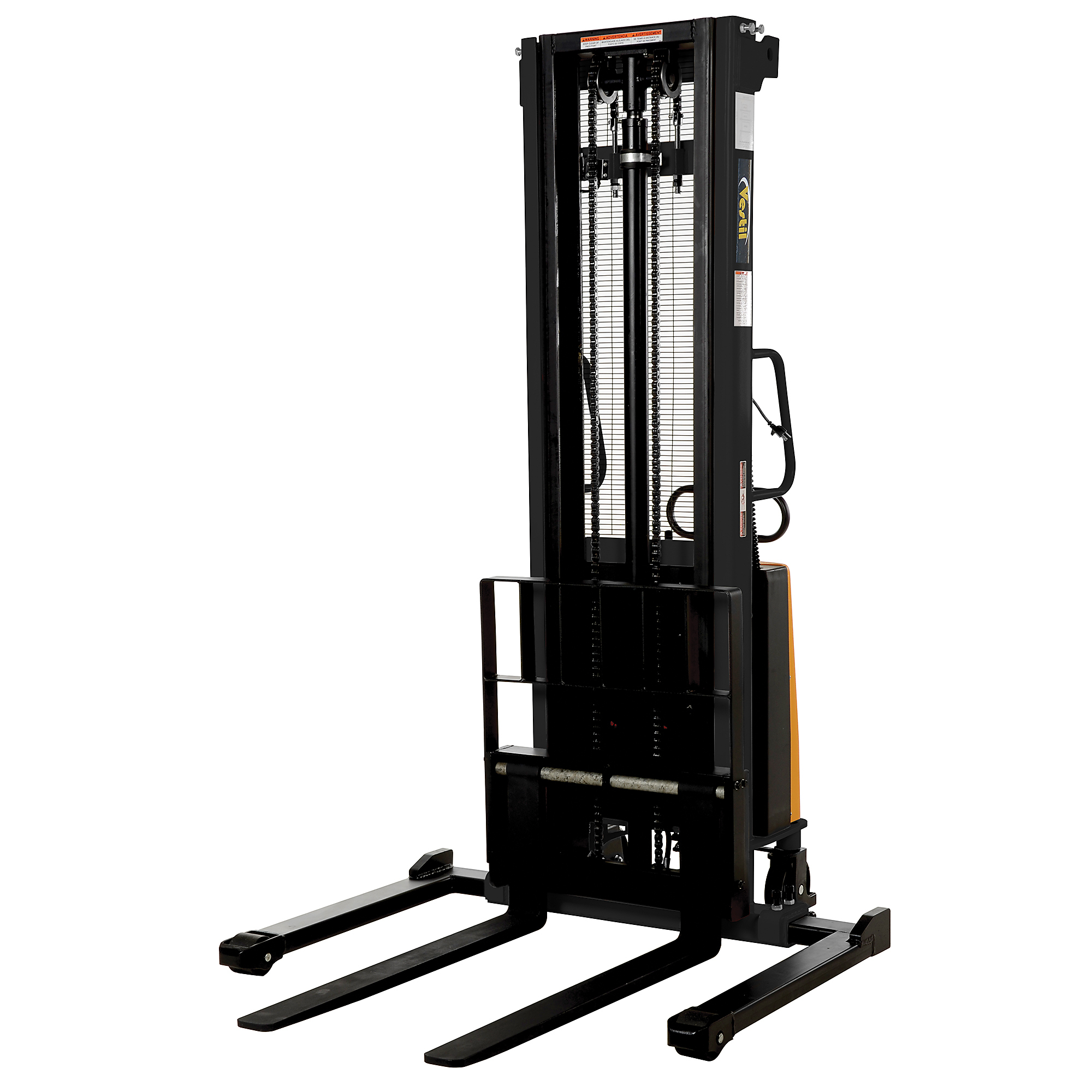 Vestil Adjustable Stacker with Powered Lift - 2000-Lb. Capacity, 137in ...